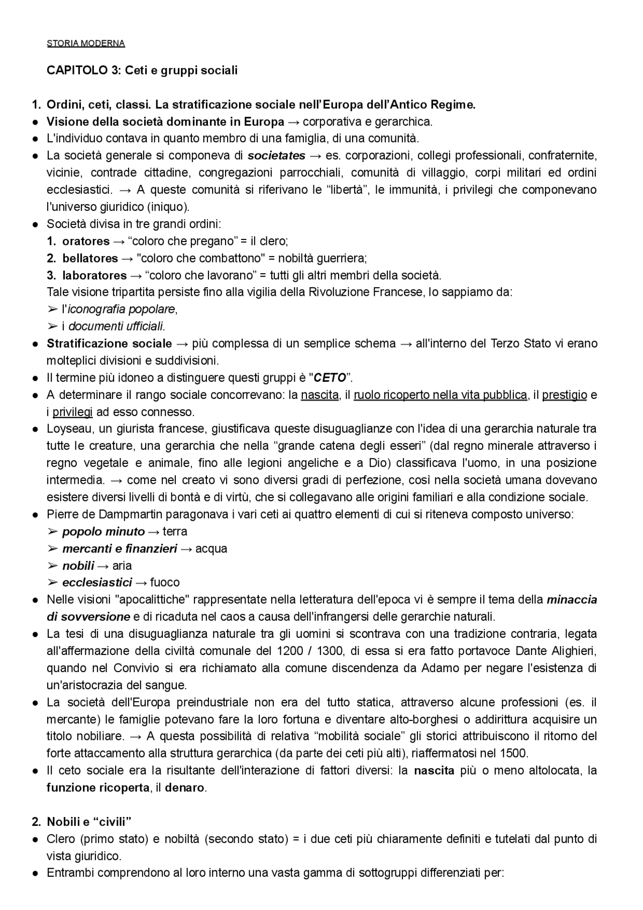 Riassunto Esaustivo Dal Manuale Di Storia Moderna Di Carlo Capra Docsity
