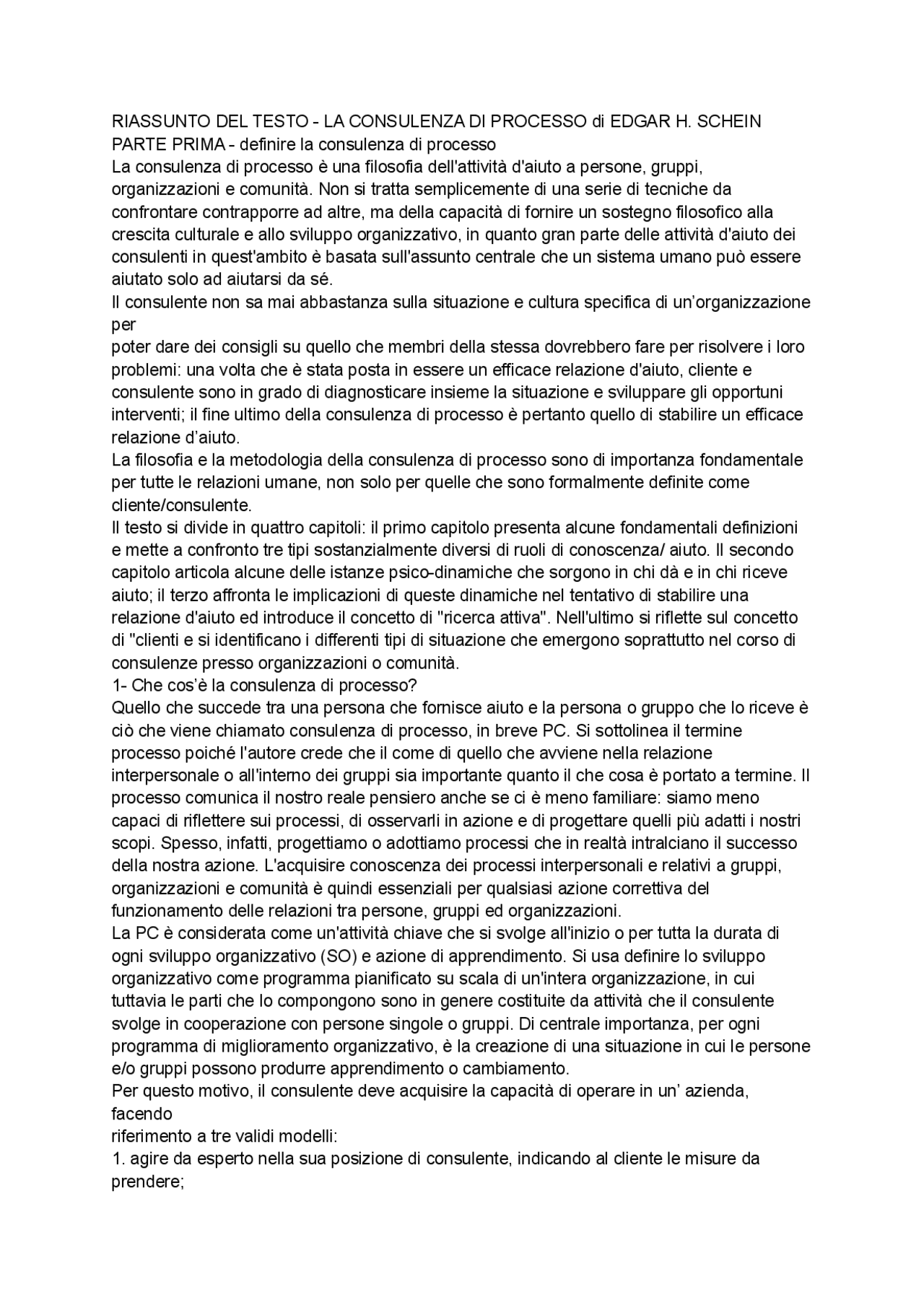 Libro La Consulenza Di Processo” Docsity