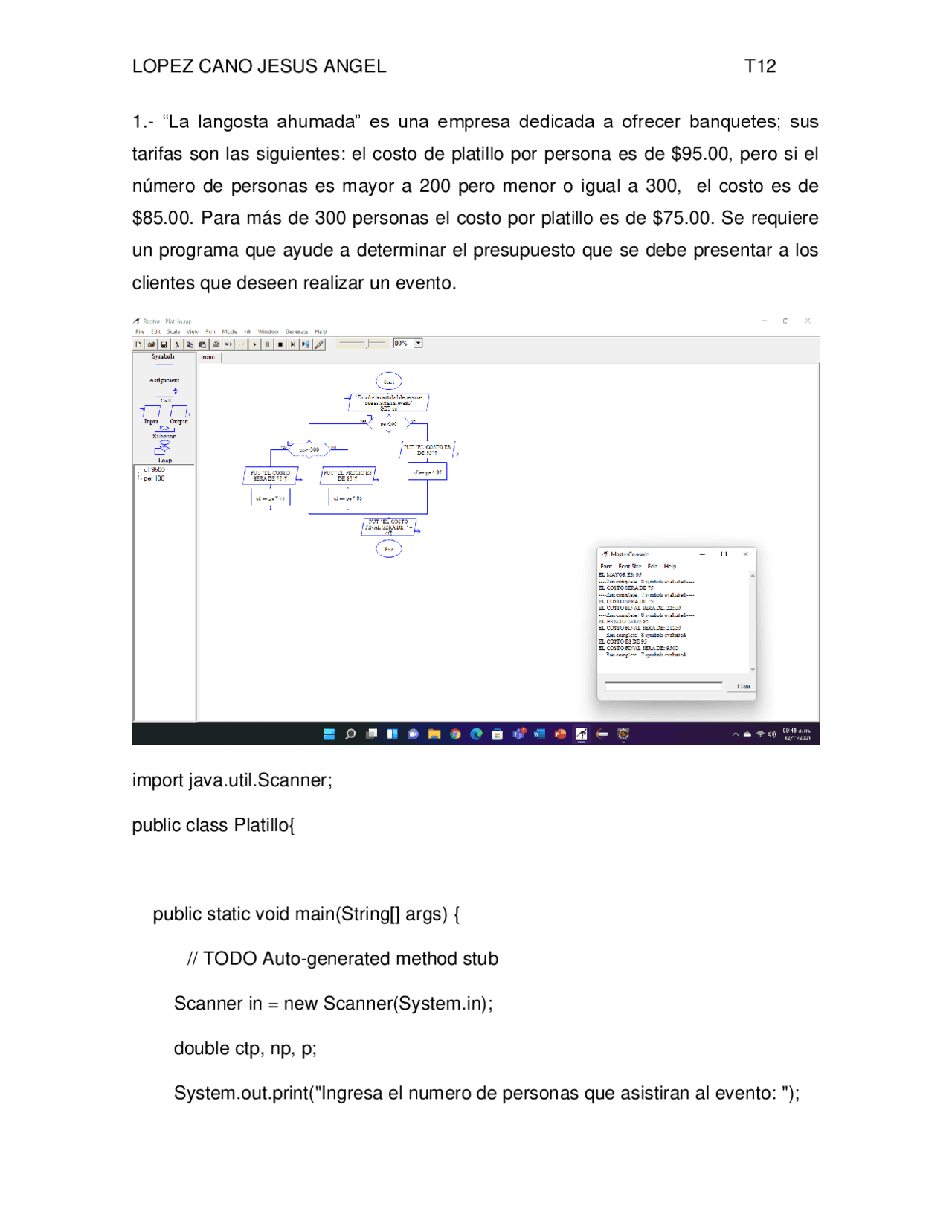 Ejercicios De Programacion Docsity