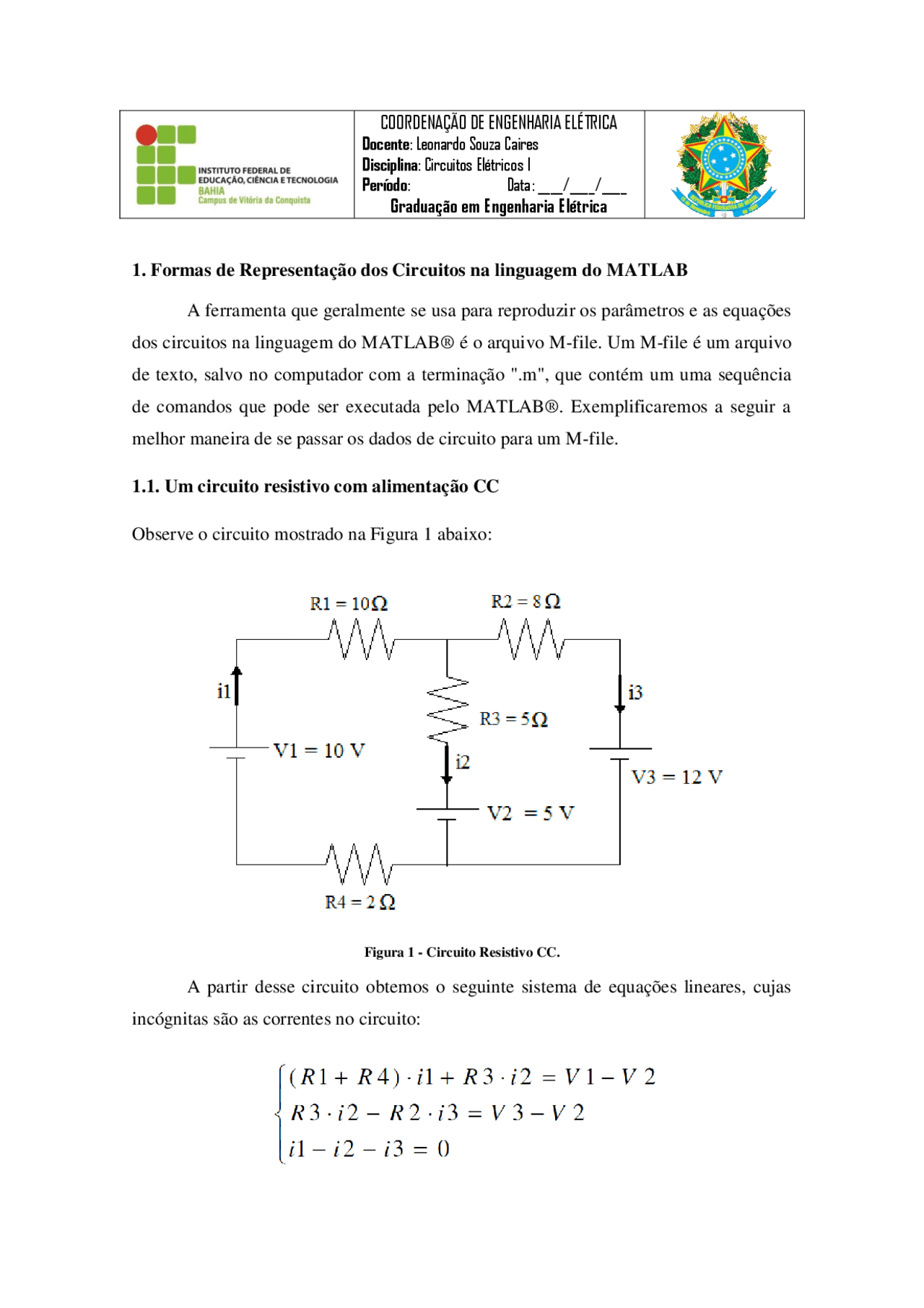 Circuitos Exercicios Docsity