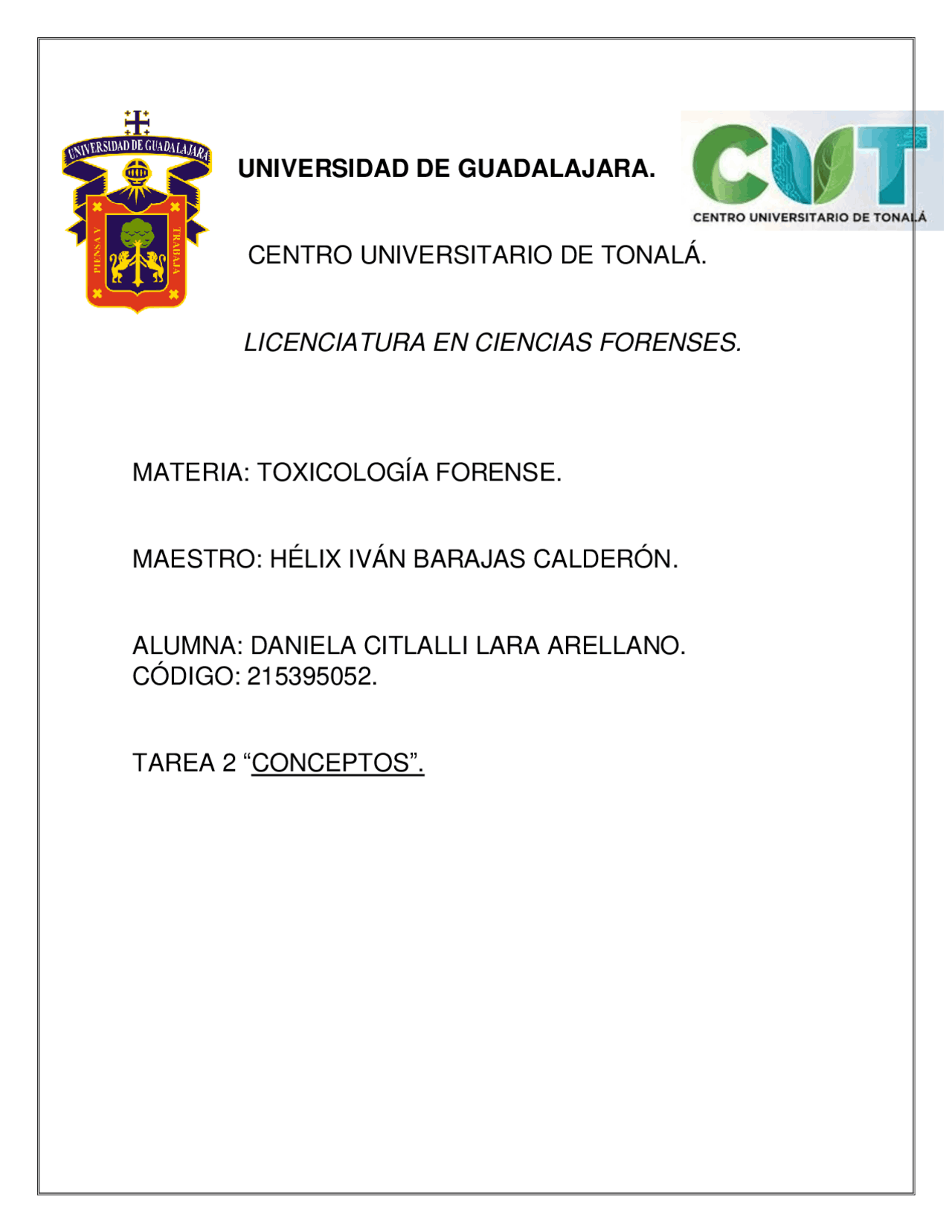 Conceptos Básicos Toxicología Apuntes De Toxicología Docsity