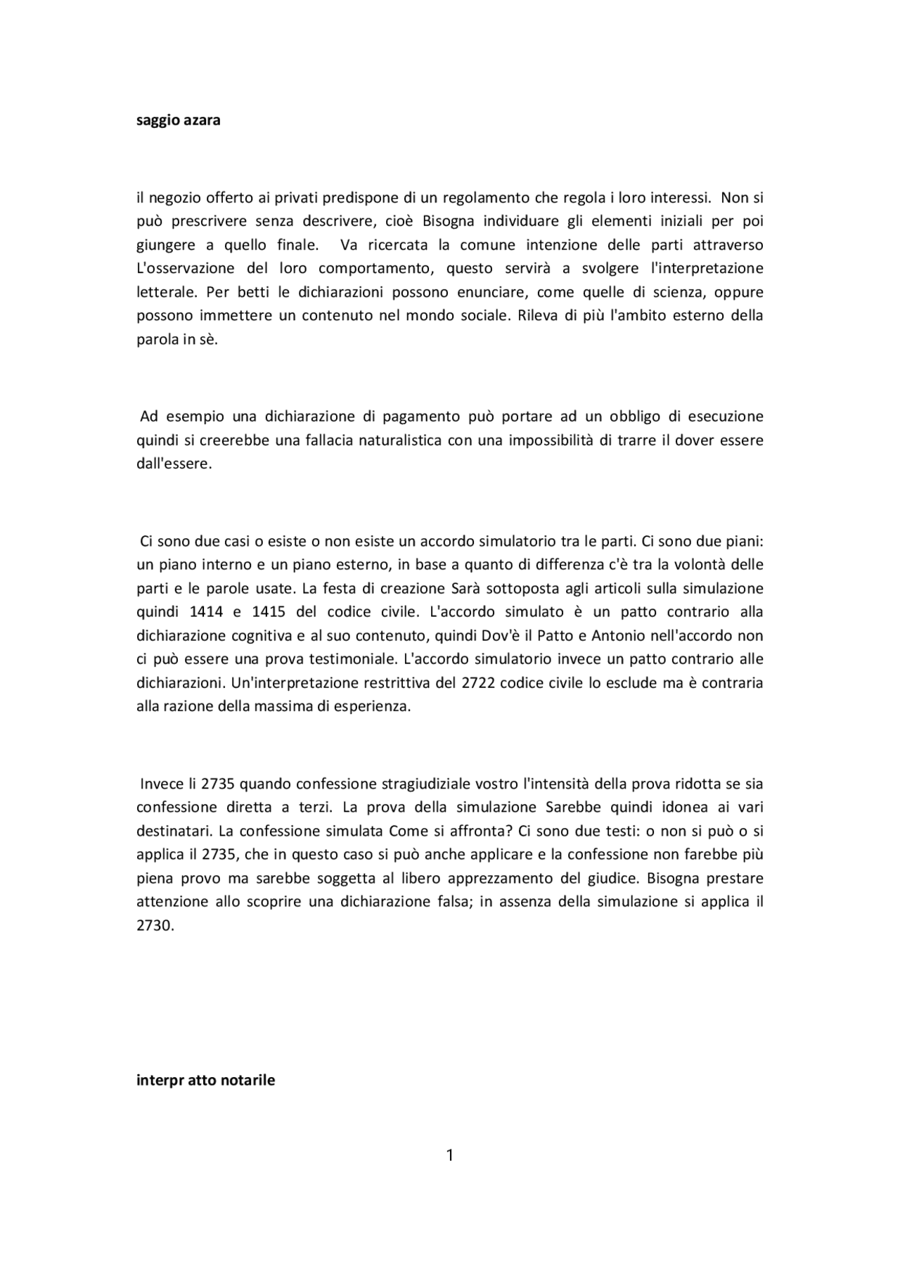 Riassunti Dei Saggi Docsity