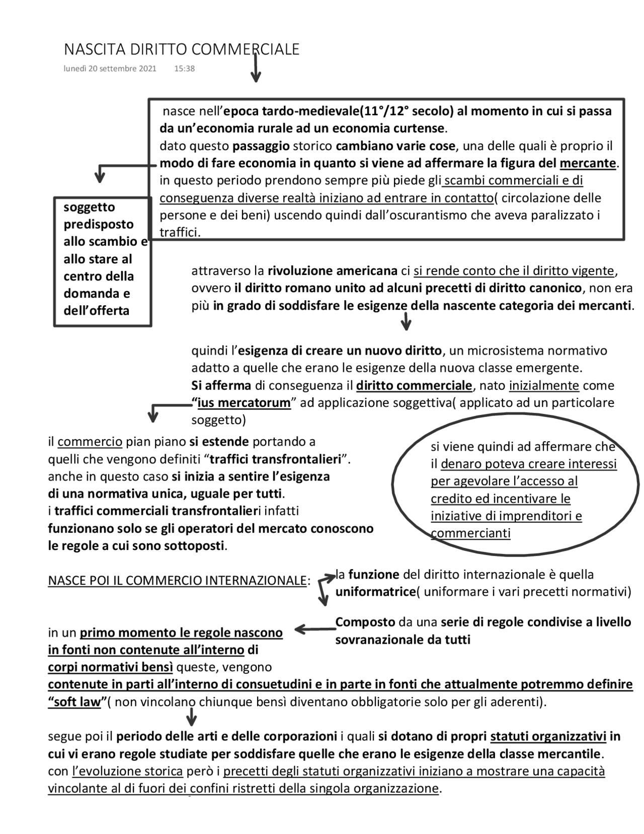 INTERO PROGRAMMA DIRITTO COMMERCIALE PRIMA PARTE( KUTUFA' 2021) DA FREQUENTANTE - Docsity