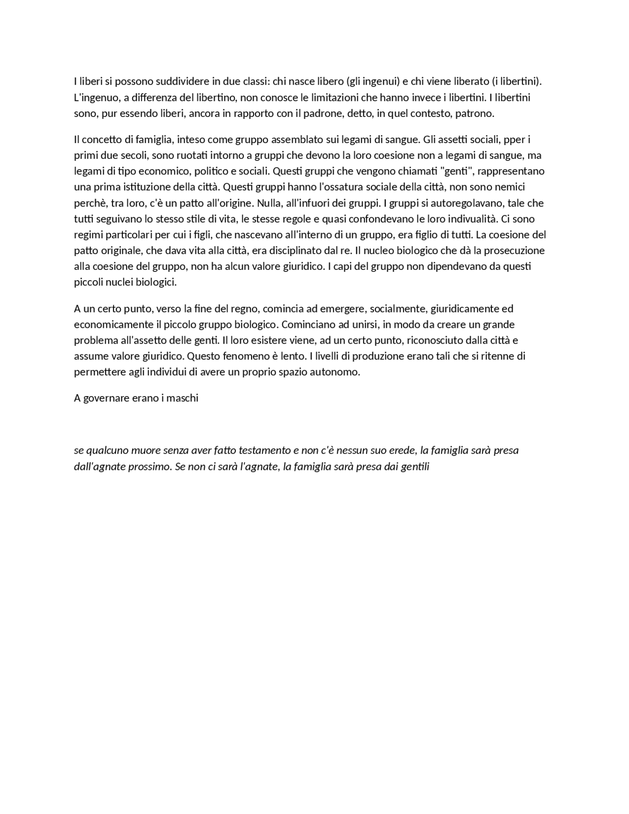 Appunti Istituzioni Diritto Romano Docsity