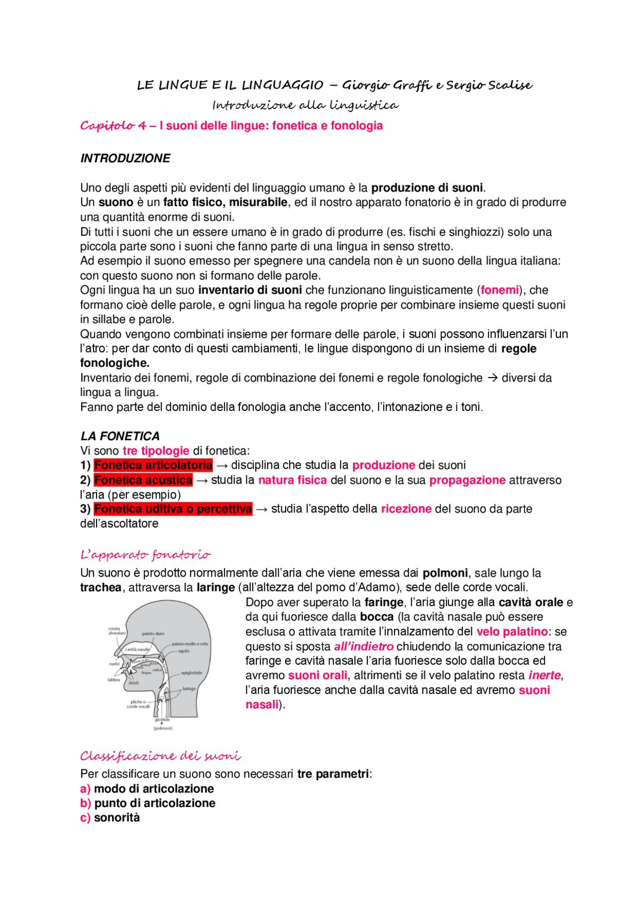 Riassunto Le Lingue E Il Linguaggio Di Graffi E Scalise Semiotica