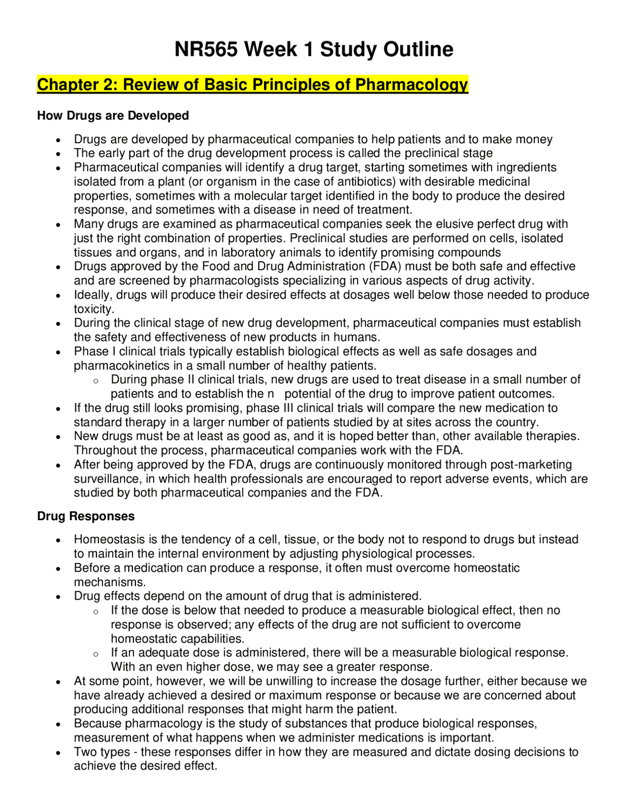 NR565 Week 1 Study Outline Docsity nr565-week-1-study-outline-docsity