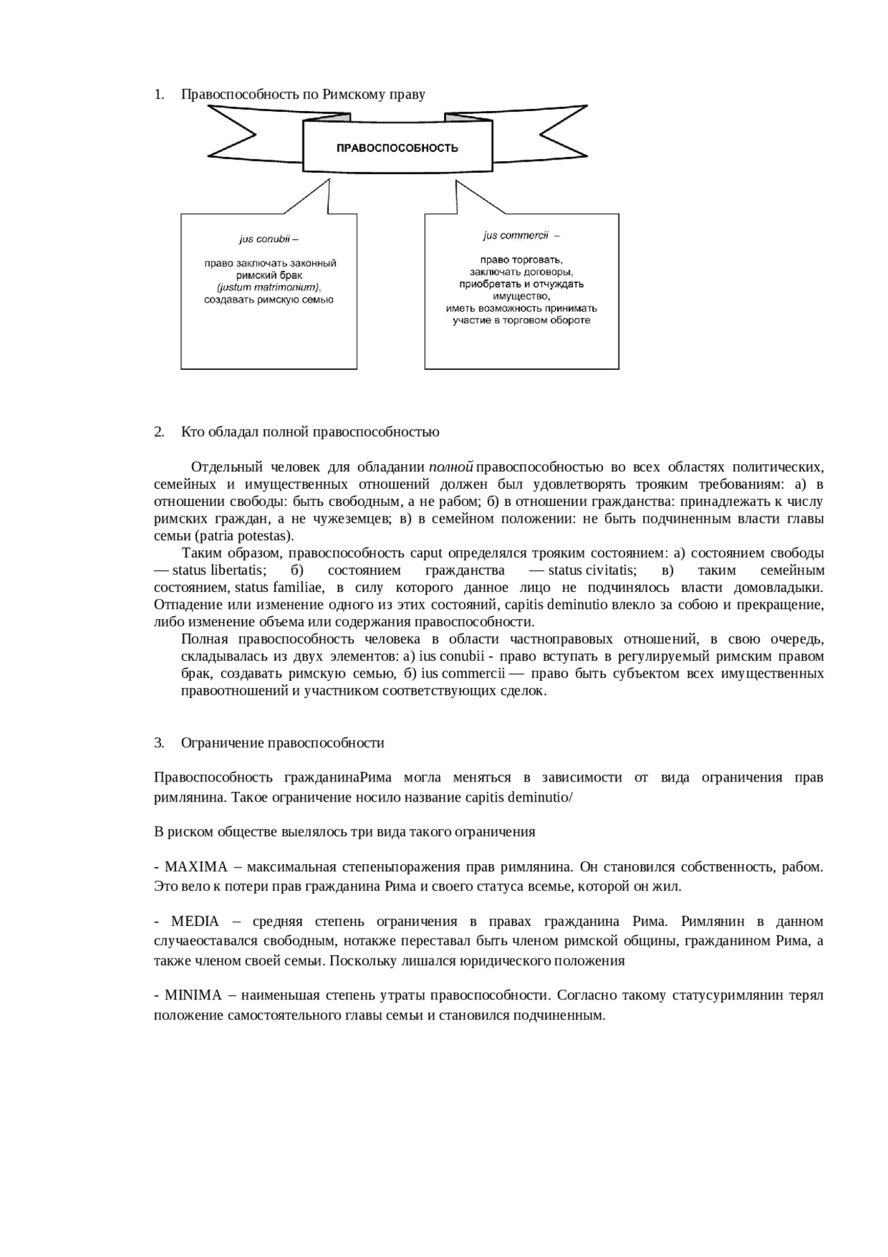 тест по римскому праву Docsity