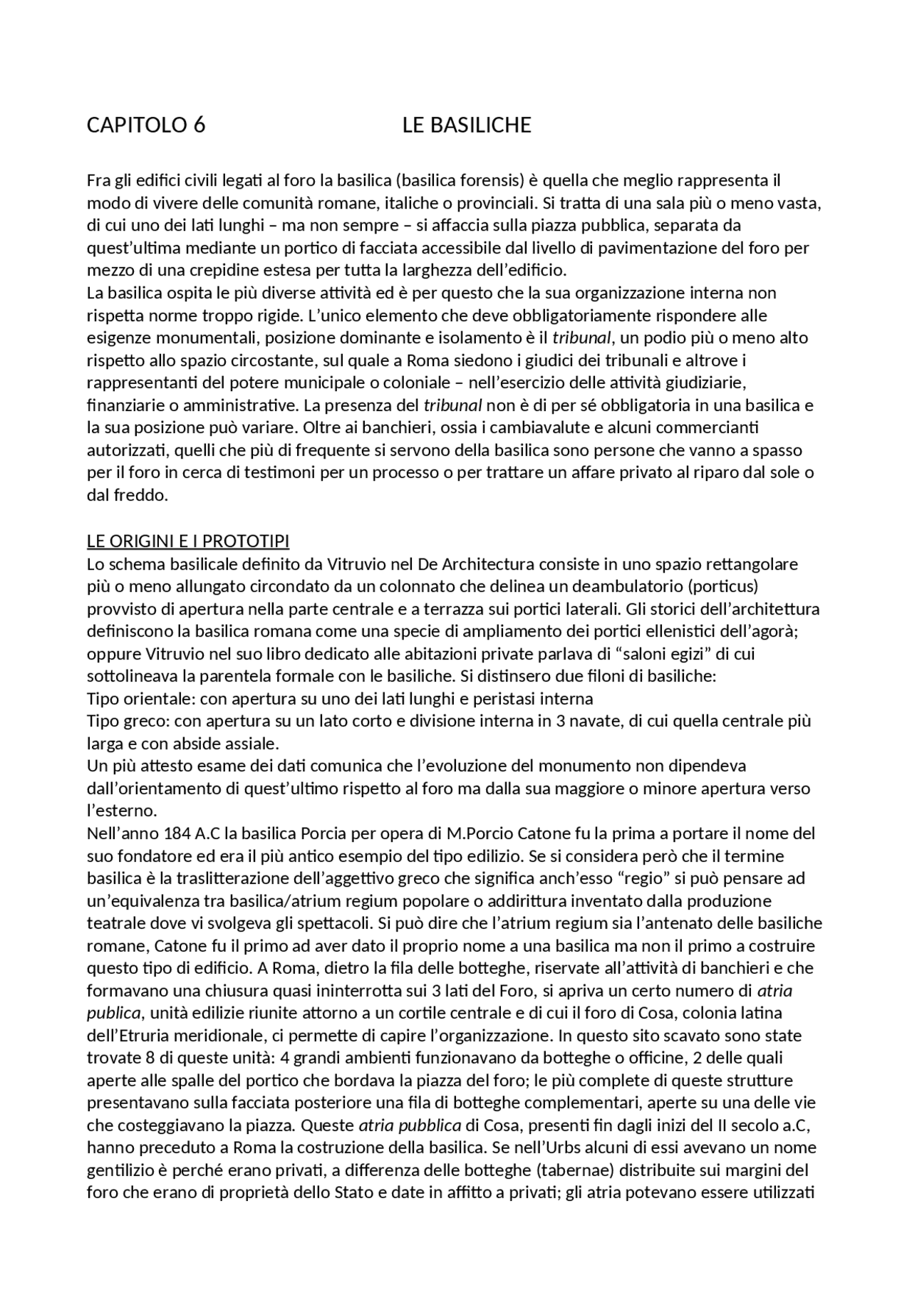 Riassunti del libro Gros - Docsity