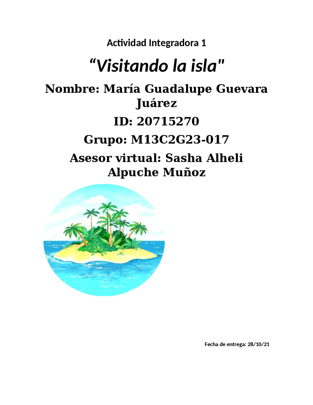 Modulo 13 actividad 3 - Docsity