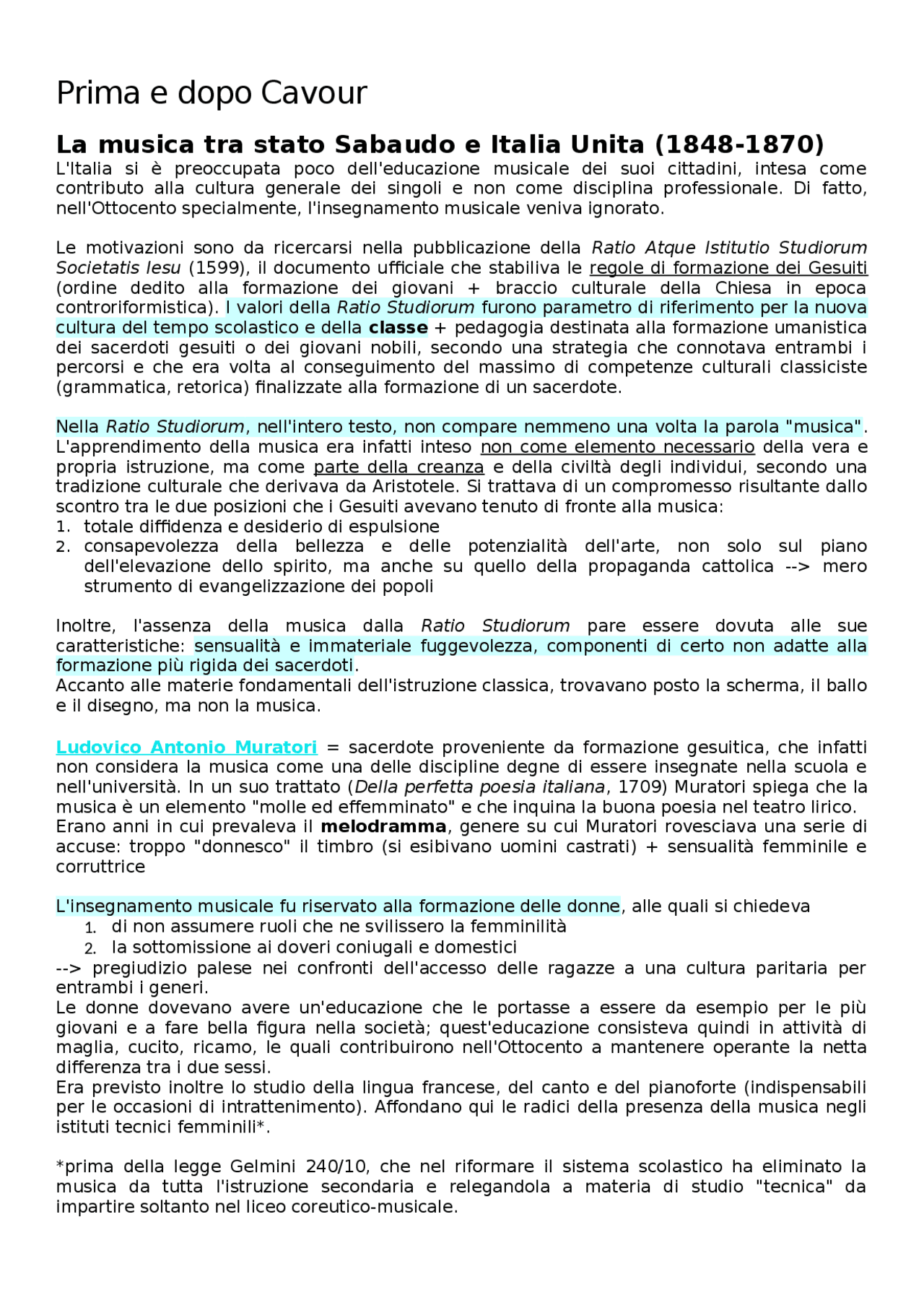 Appunti Classicismo Sdm 20202021 Docsity