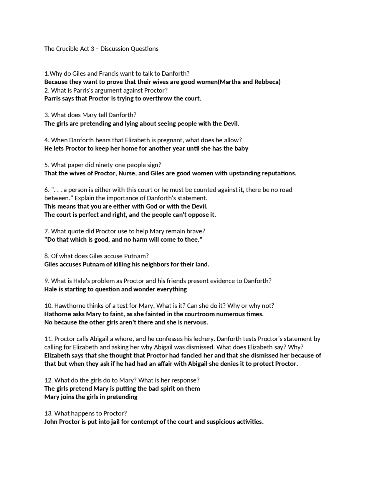 These are some questions that you may have to answer for the book ...