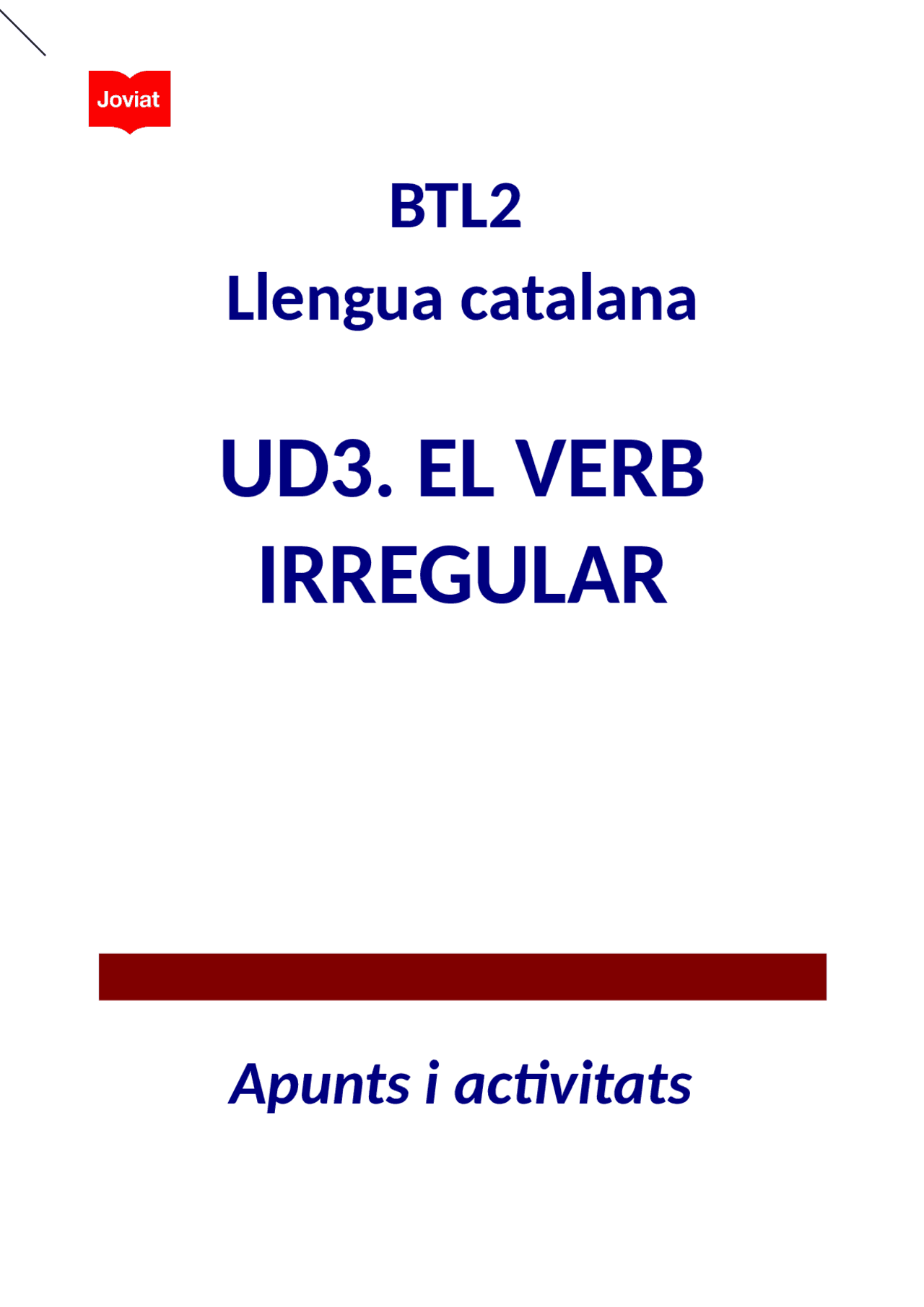 Apunts De CatalÀ Batxillerat Docsity