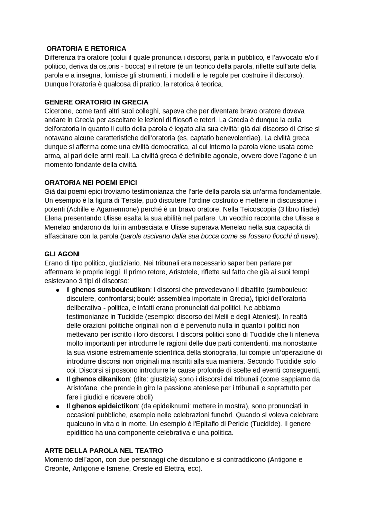 Loratoria Greca Lisia E Demostene Docsity