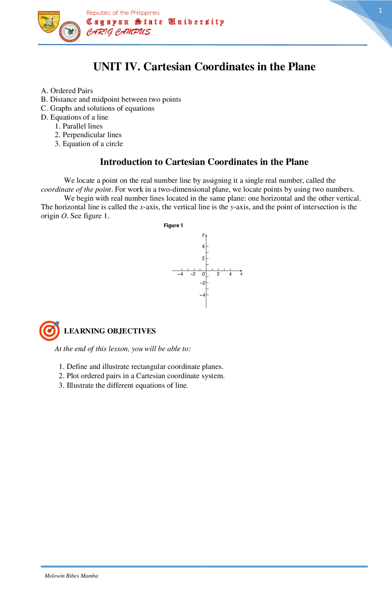 Mathematics For Engineers Docsity