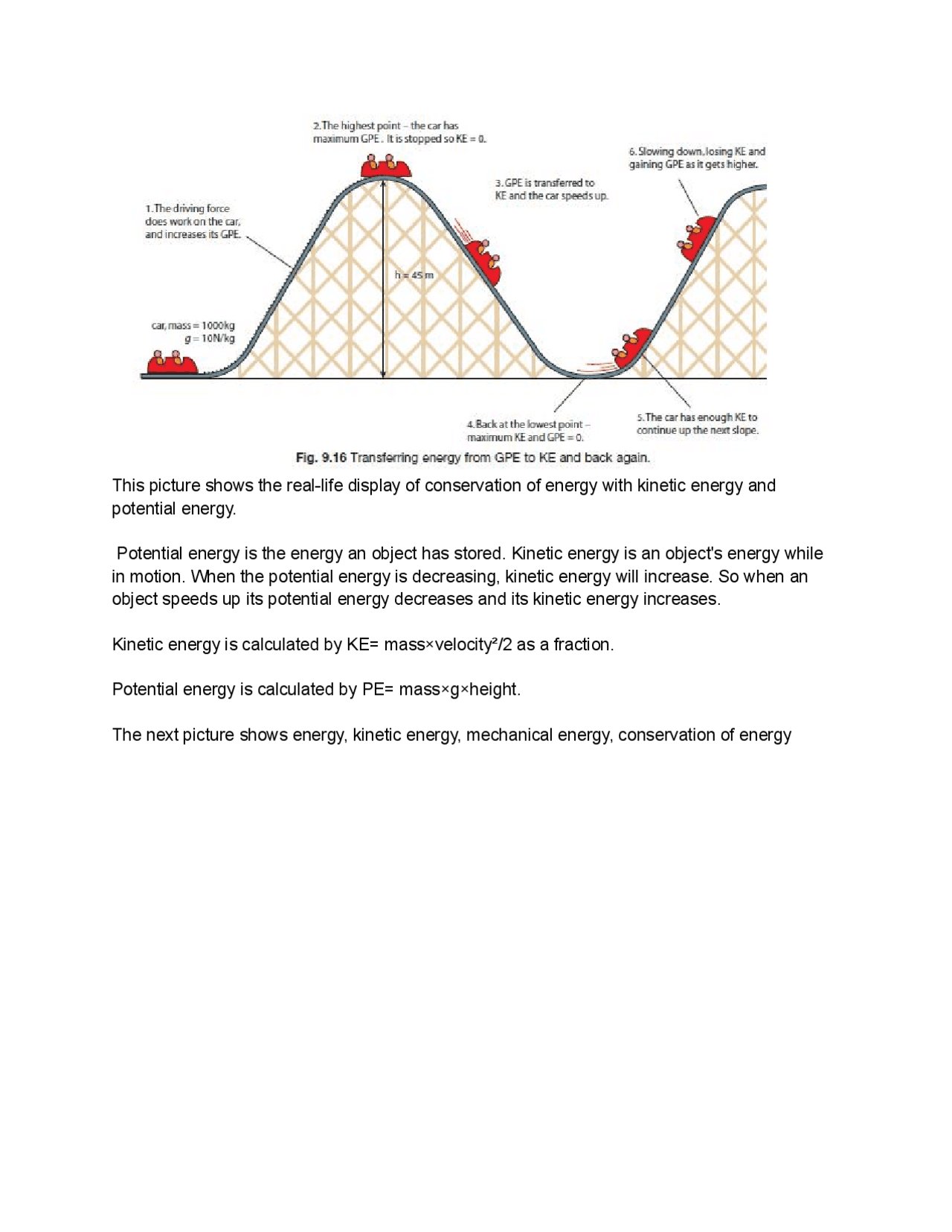 Conservation of energy - Docsity