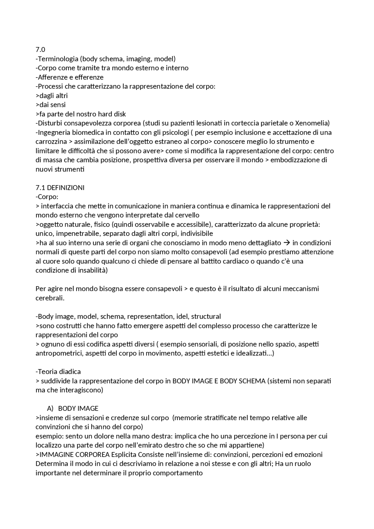 Appunti Di Neuroscienze Docsity