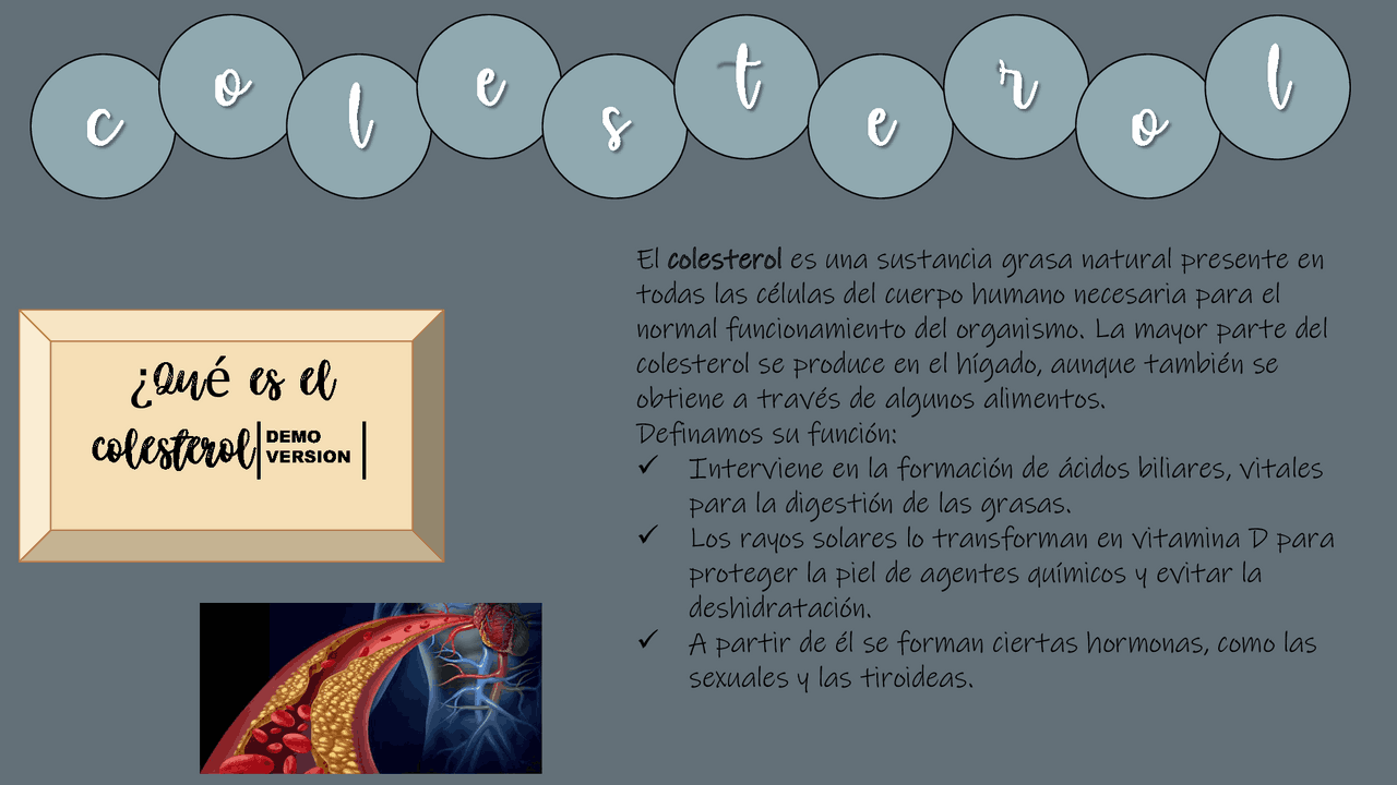 QUE ES EL COLESTEROL Y SUS FUNCIONES | Apuntes de Bioquímica | Docsity