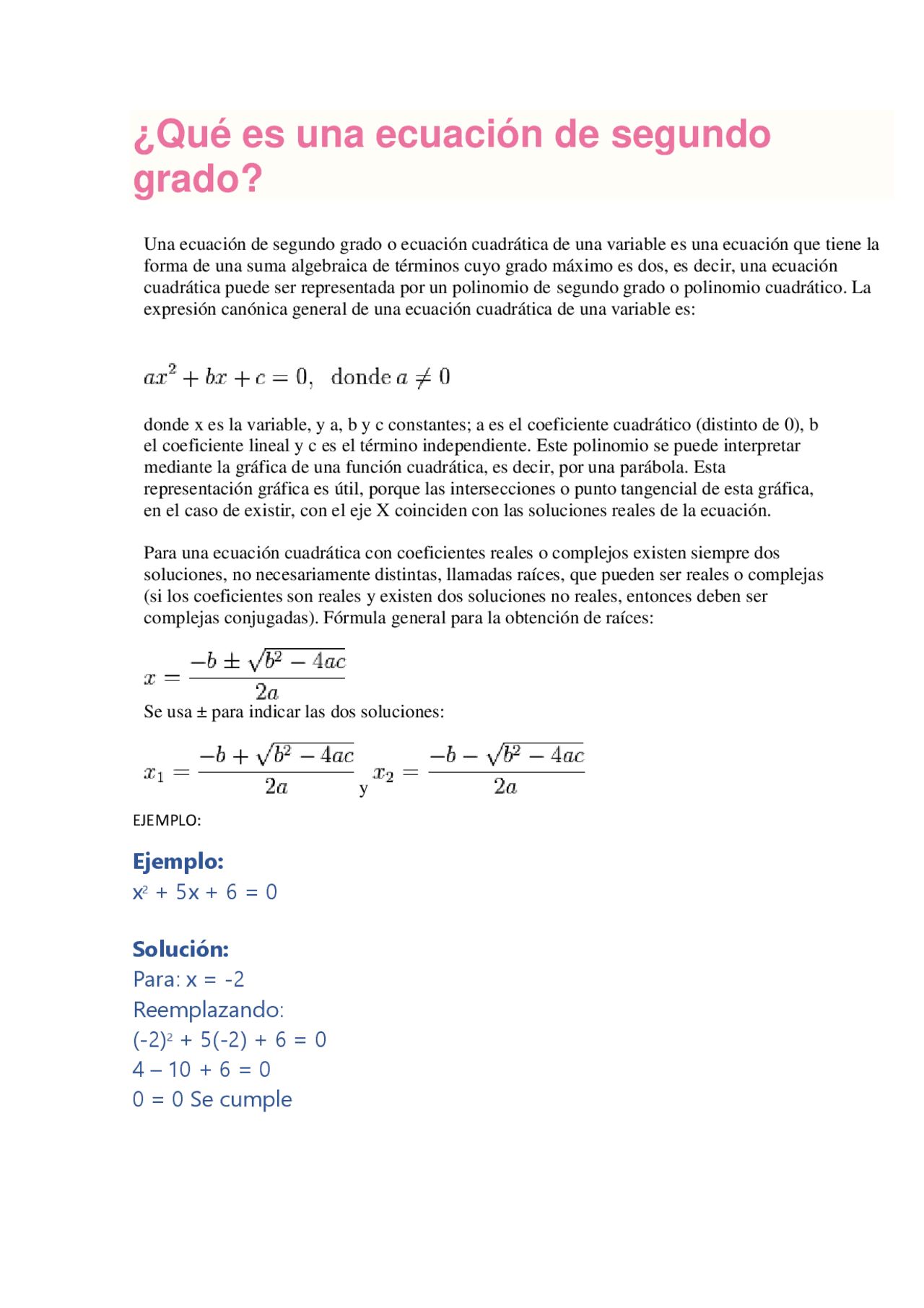 Matetica ejercicios - Docsity