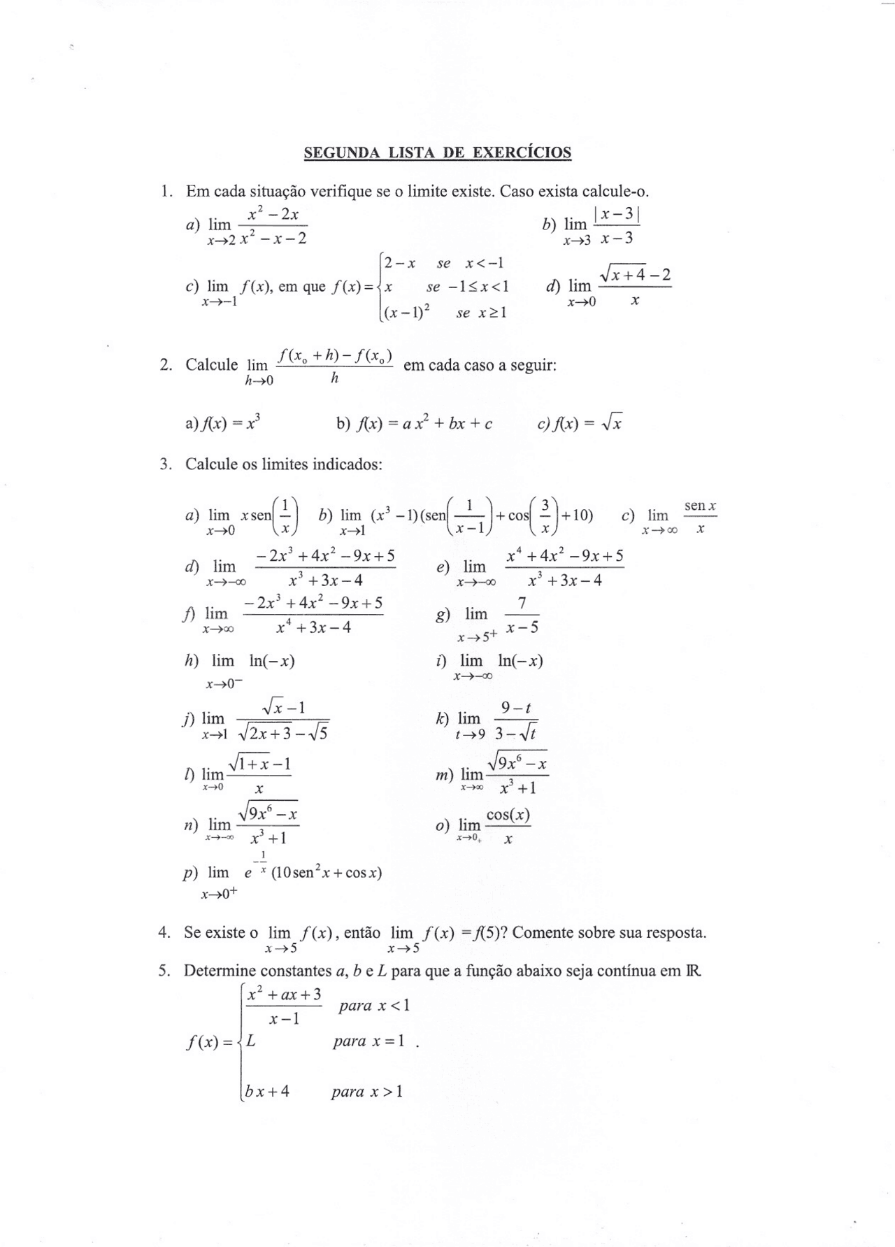 Exercicios Resolvido Integral Docsity