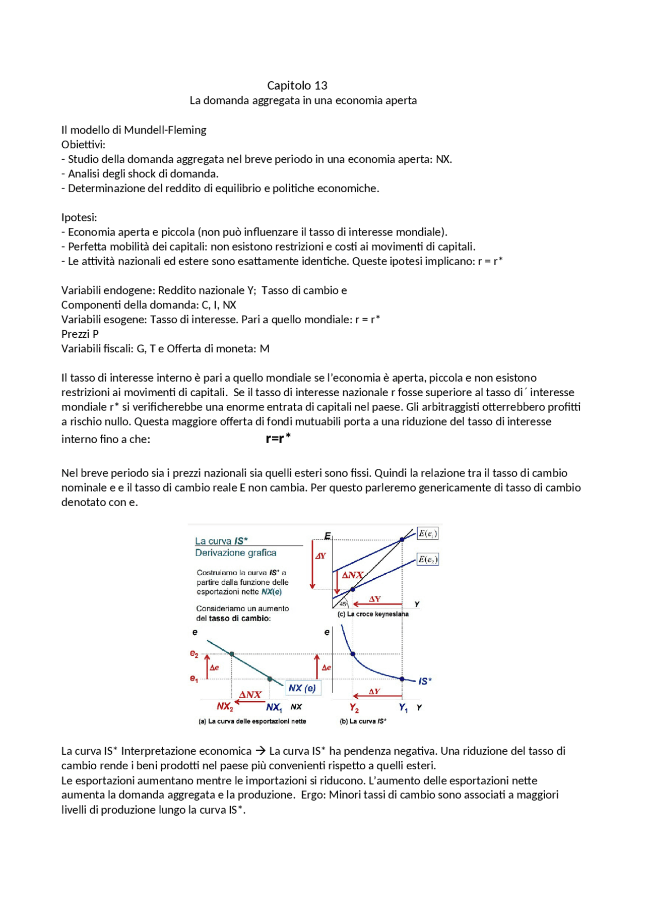 Macroeconomia Riassunto Slide Cap 13 Docsity