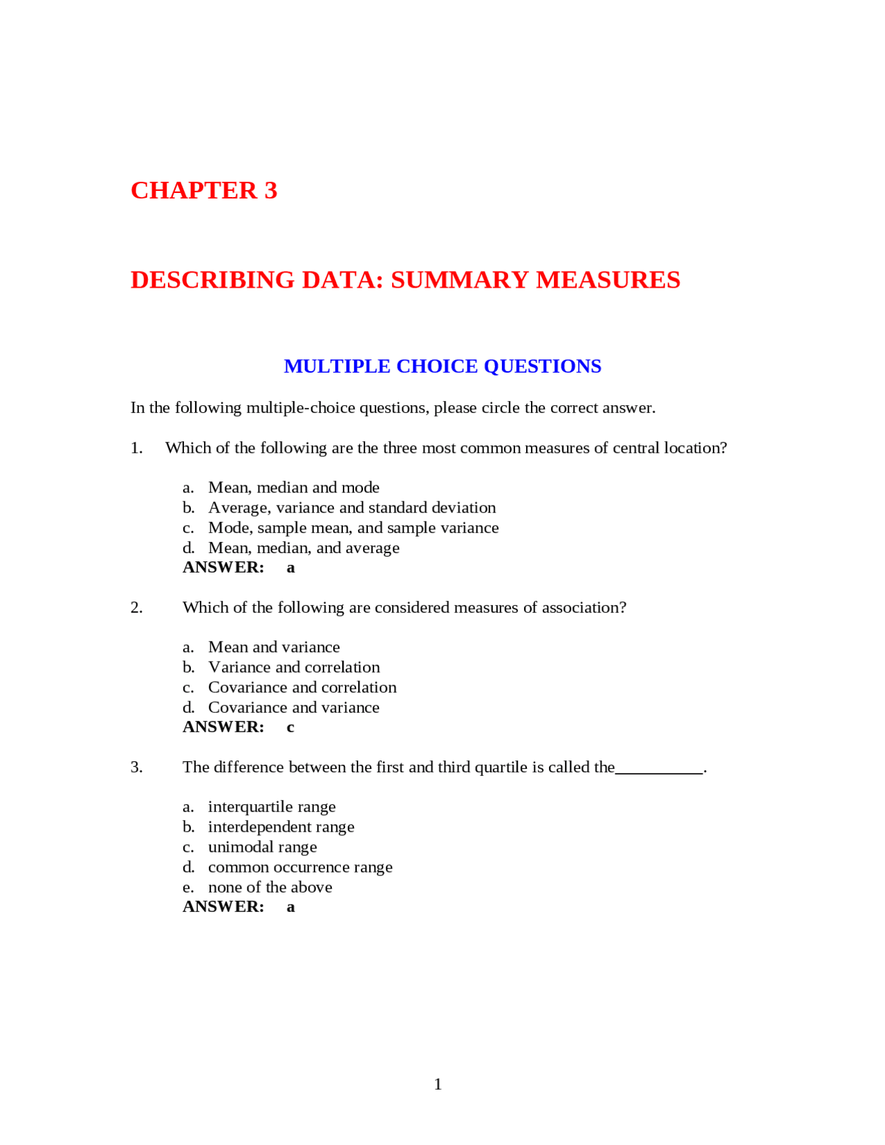 Math 533 sample test[83 questions with answers] solved - Docsity