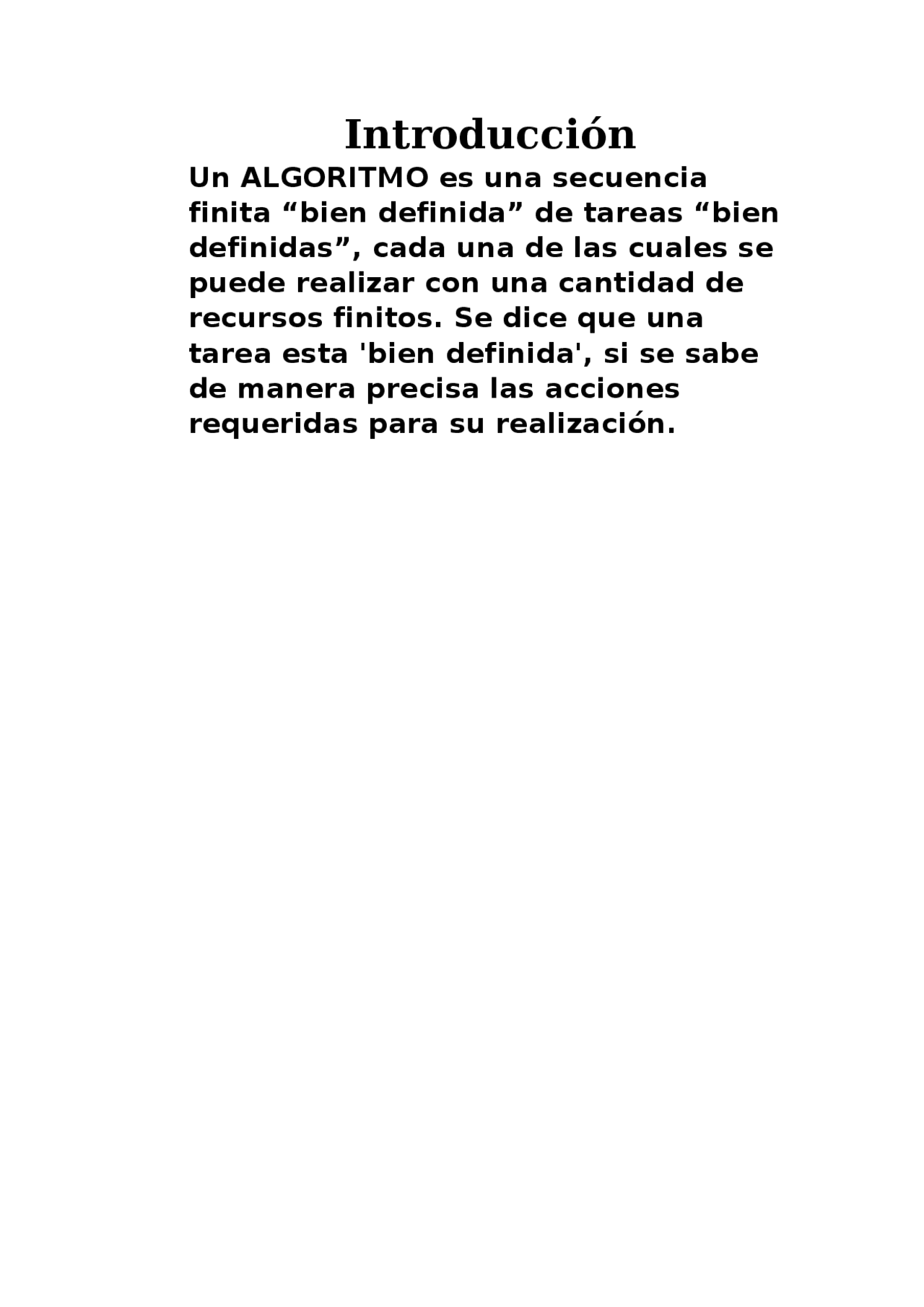 Algoritmos Tecnología Docsity