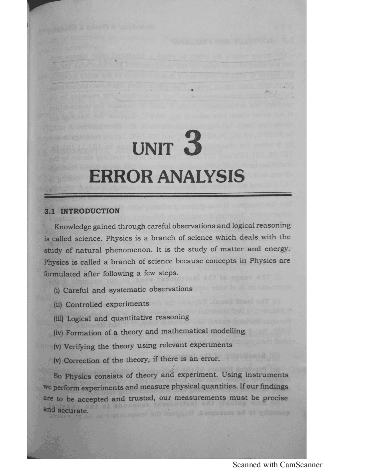 Error Analysis And Types Of Errors Docsity