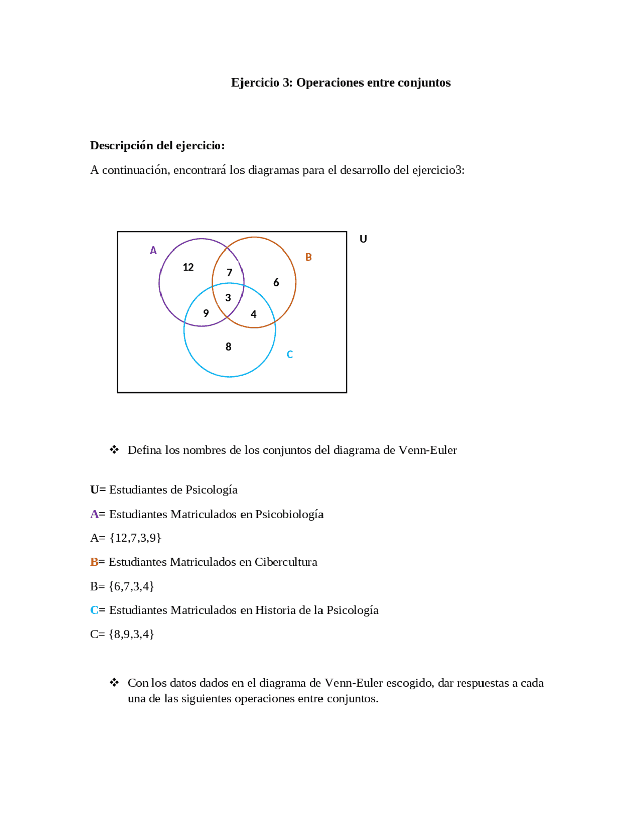 Cardinal del conjunto matemático - Docsity