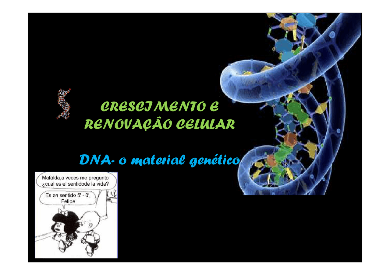 Dna-o material genetico - Docsity