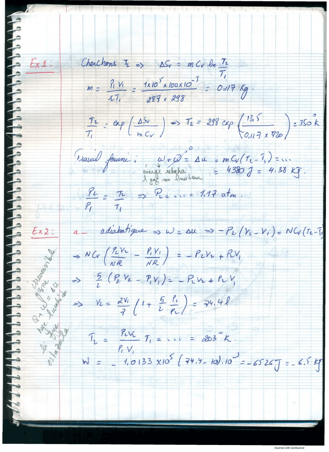 Thermodynamics Lecture Notes Docsity