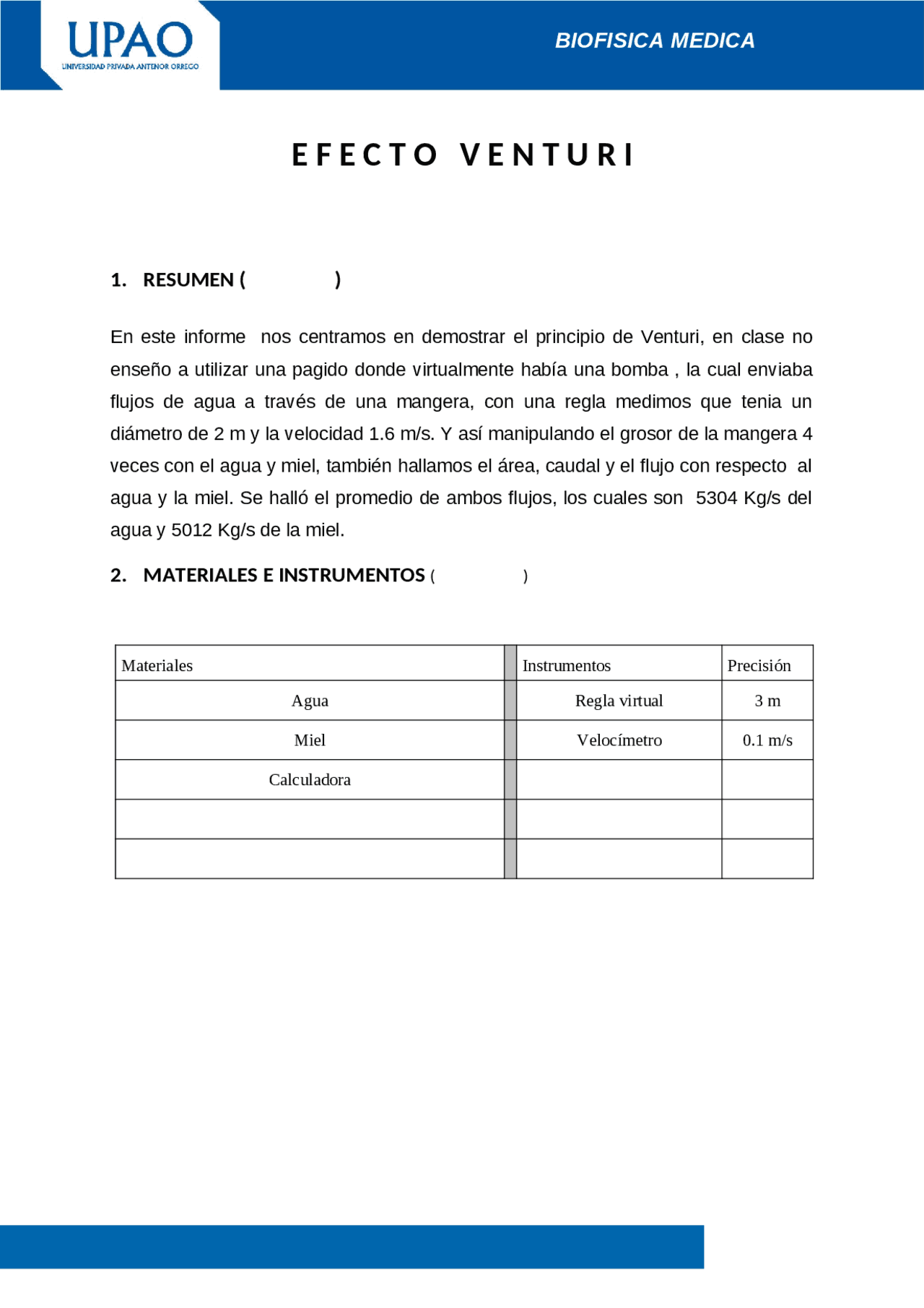 Informe De BiofÍsica Docsity