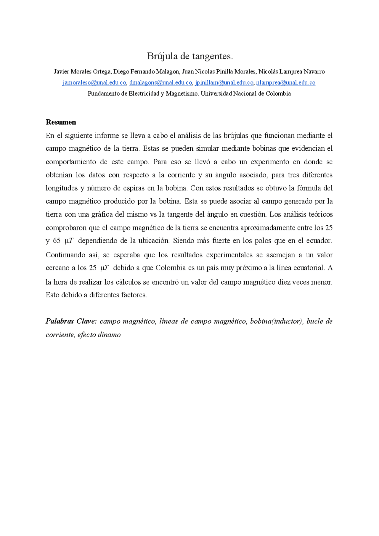 Taller De Circuitos Electromagnetismo Docsity