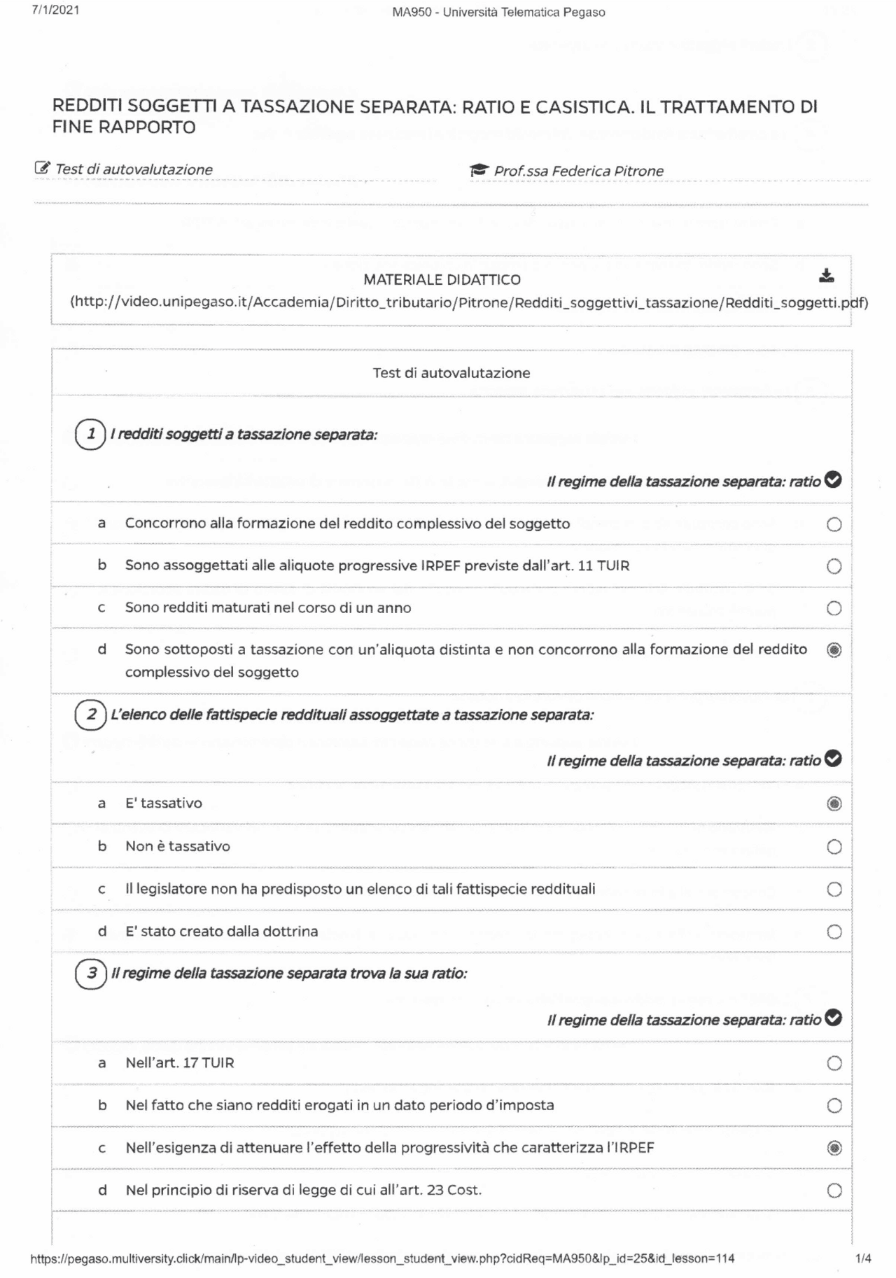 Il Presupposto Dellirpef Docsity