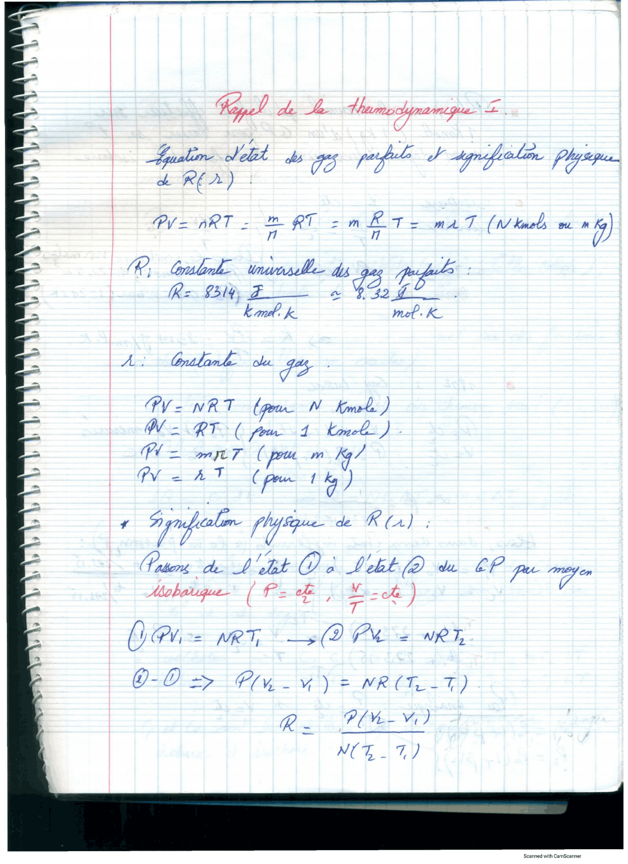 Thermodynamics Lecture Notes Lecture Notes Thermodynamics Docsity