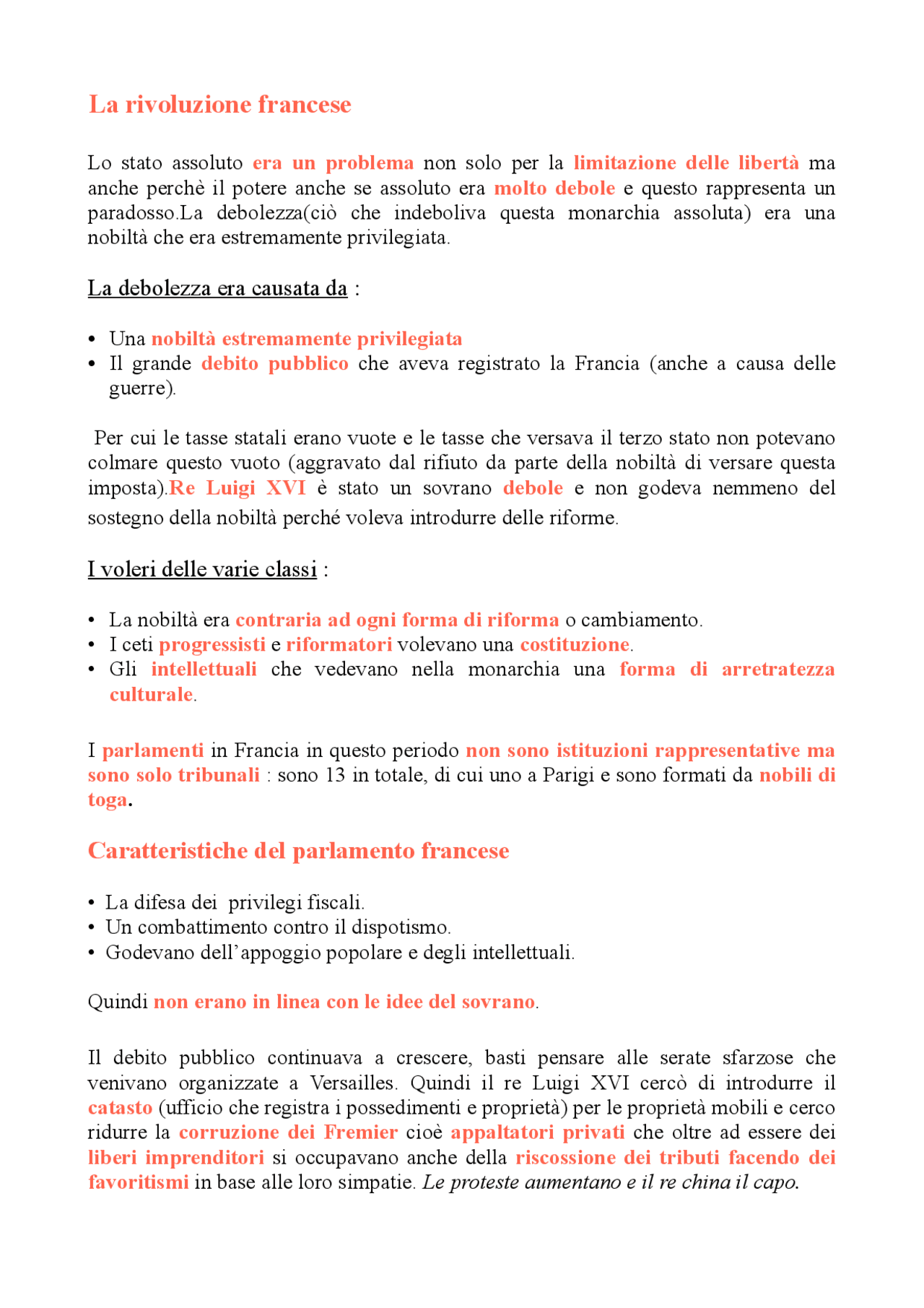 Rivoluzione Francese Docsity