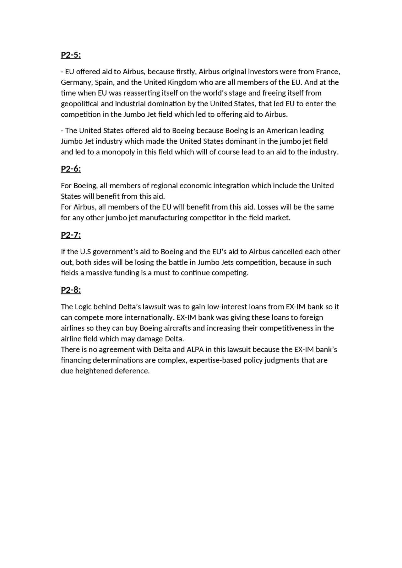 Chapter six's case study - Docsity