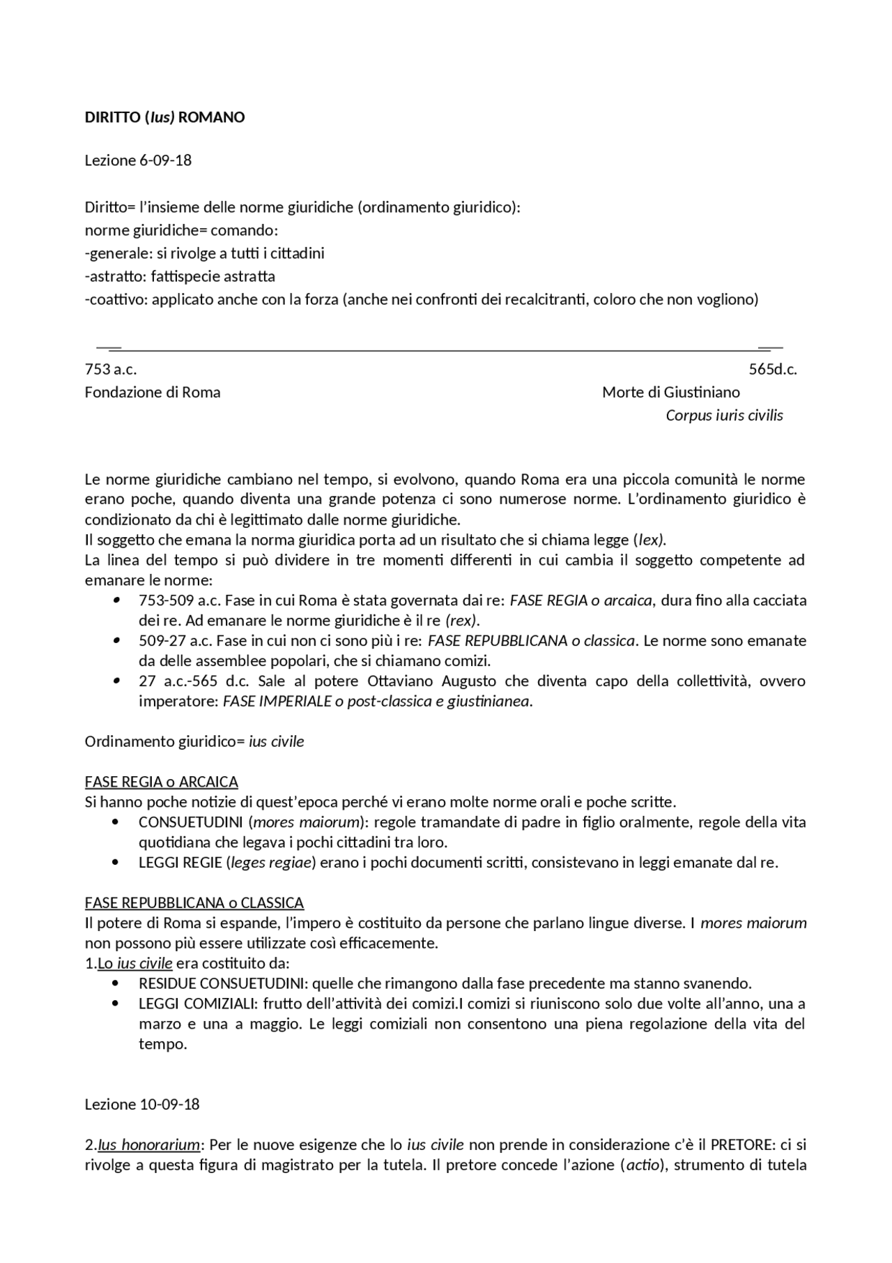Appunti Diritto Romano Docsity