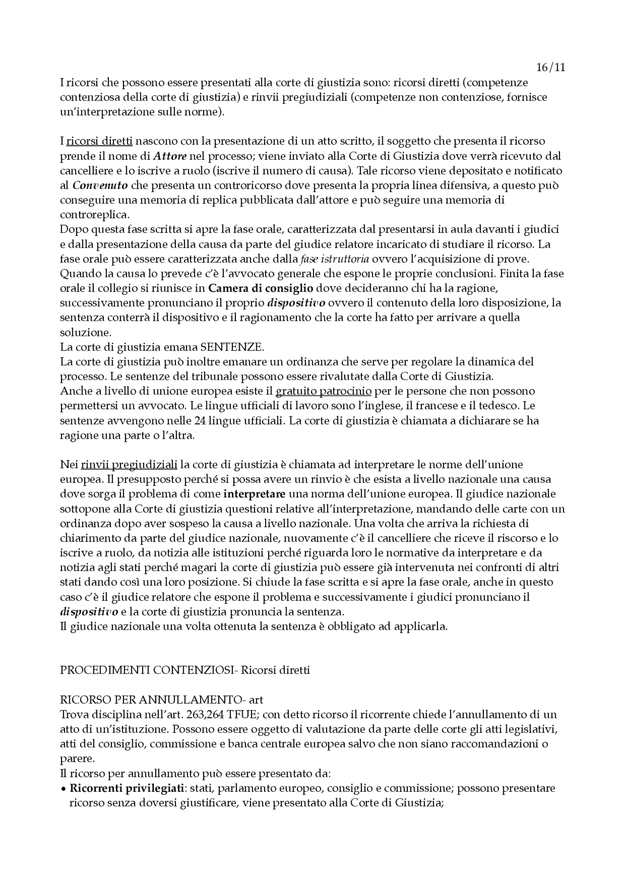 Appunti Lezioni Per Secondo Esonero Docsity