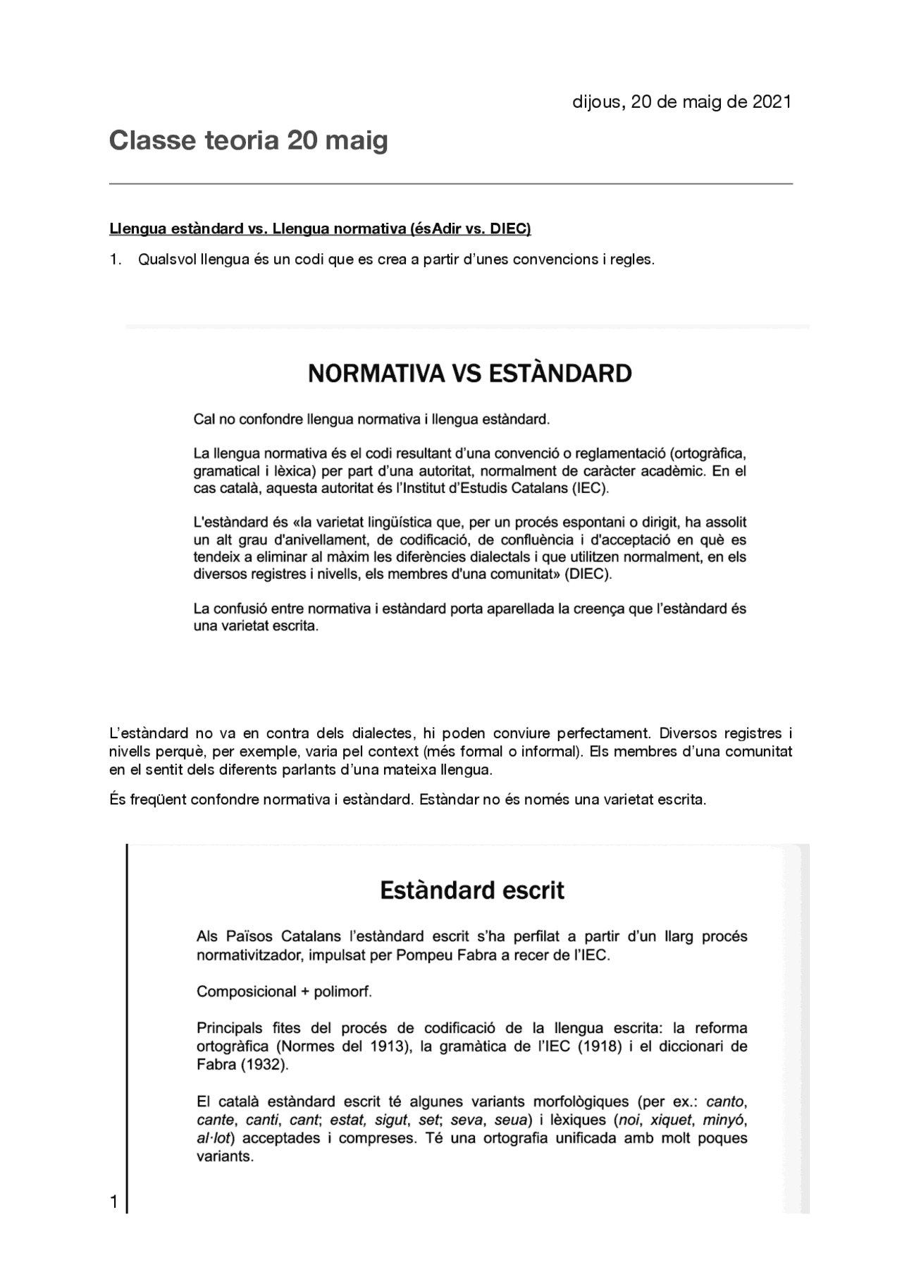 Apunts Català Del 20 De Maig 2021 Docsity