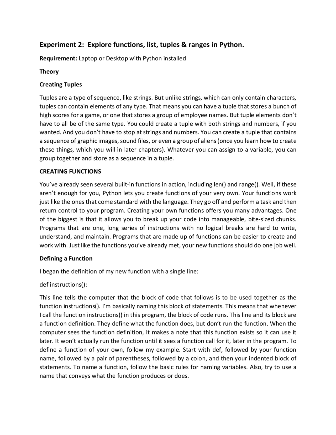 Artificial Intelligence Docsity