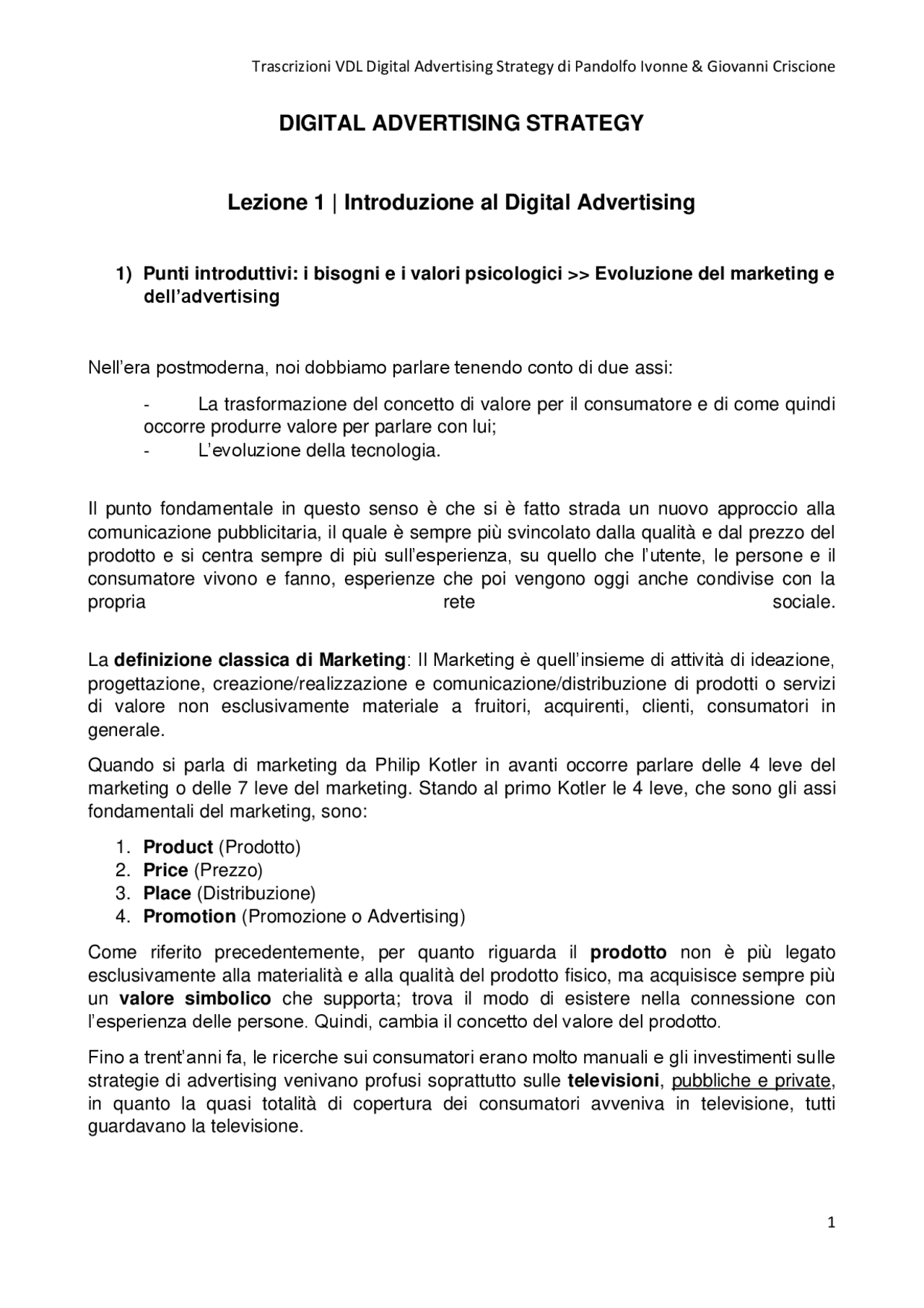 Digital Advertising Strategy Docsity