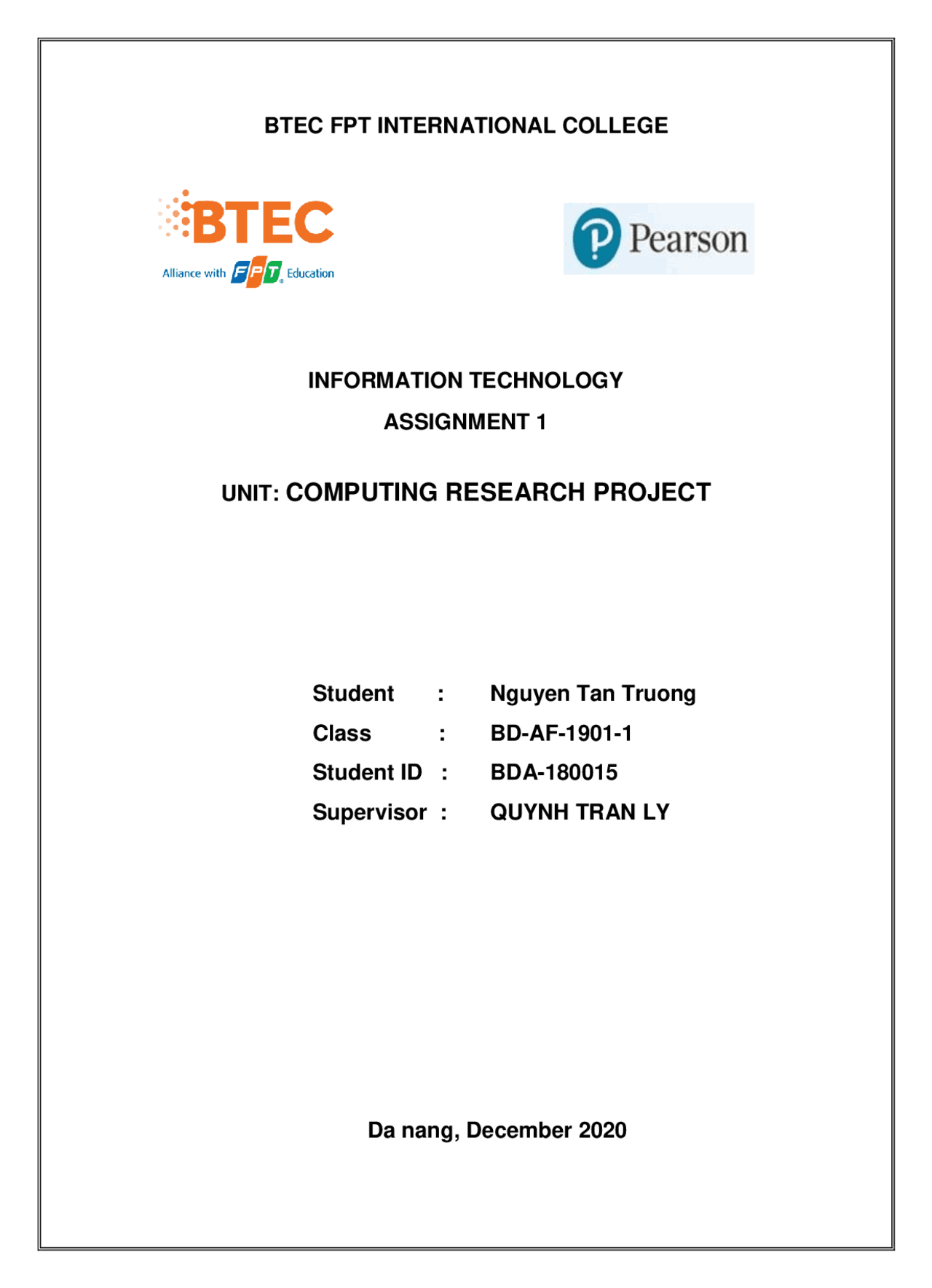 Computing Research Project Docsity