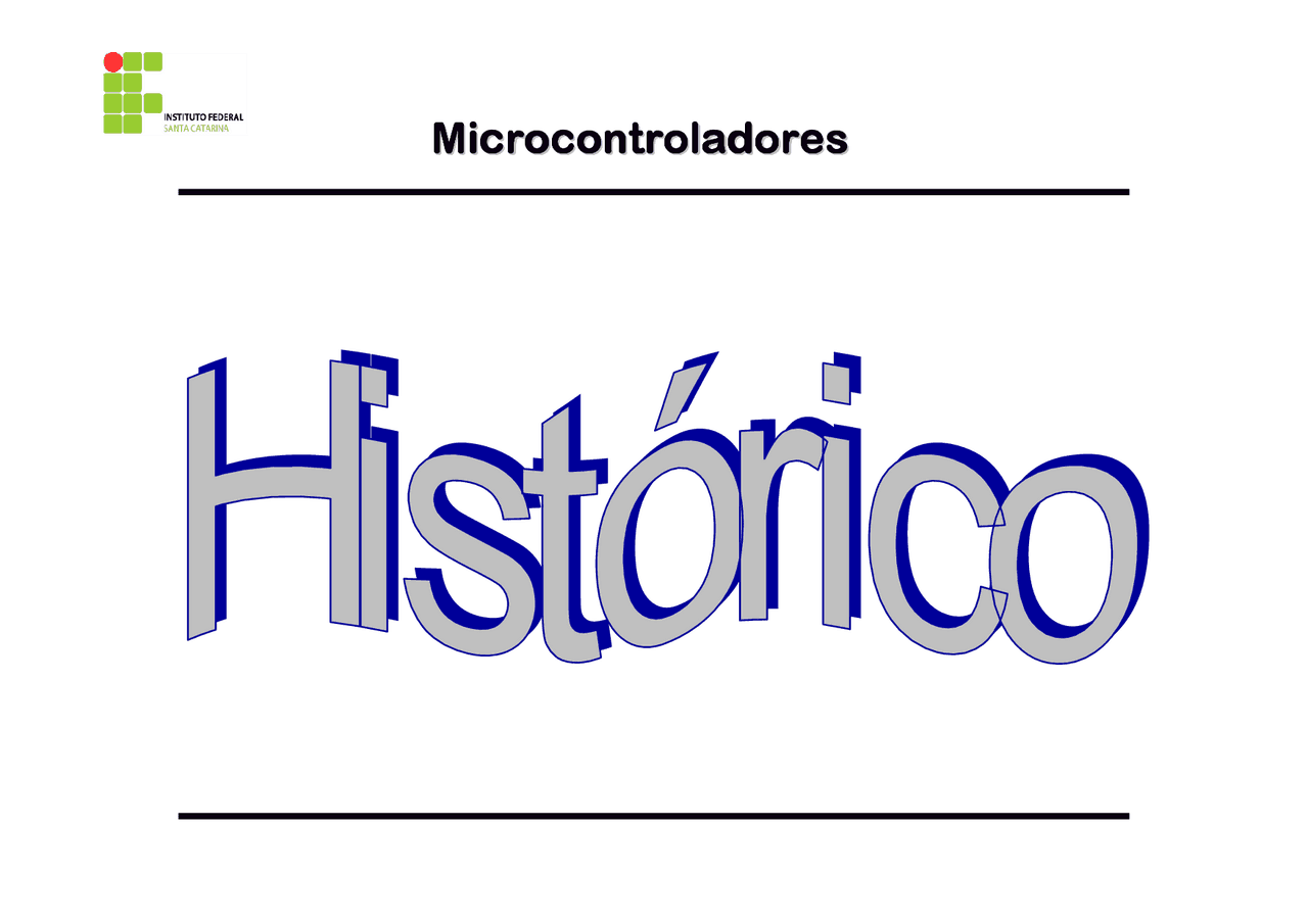 Microcontroladores Pdf Docsity
