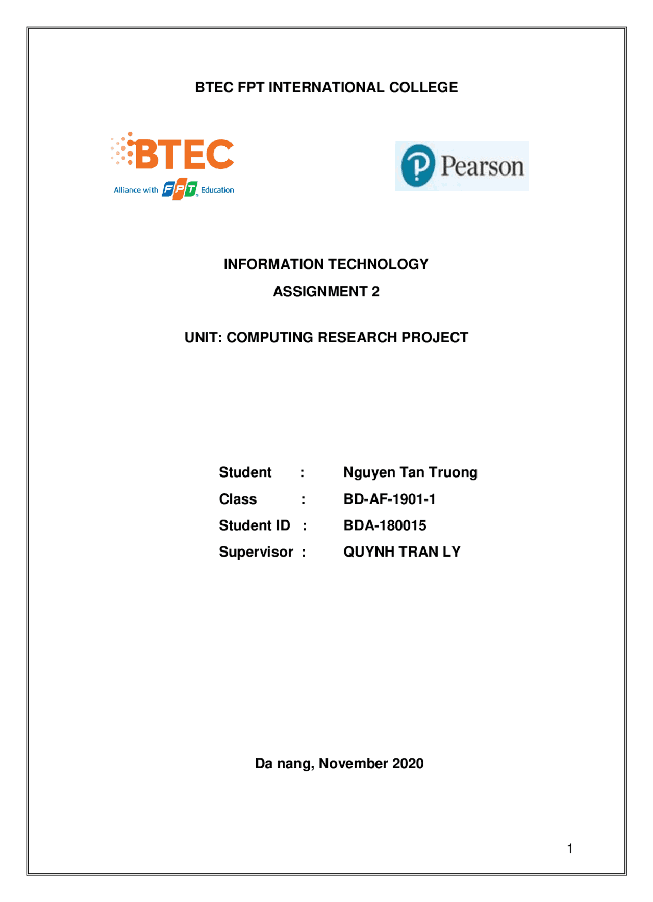 Computing Research Project Exercises Computer Science Docsity