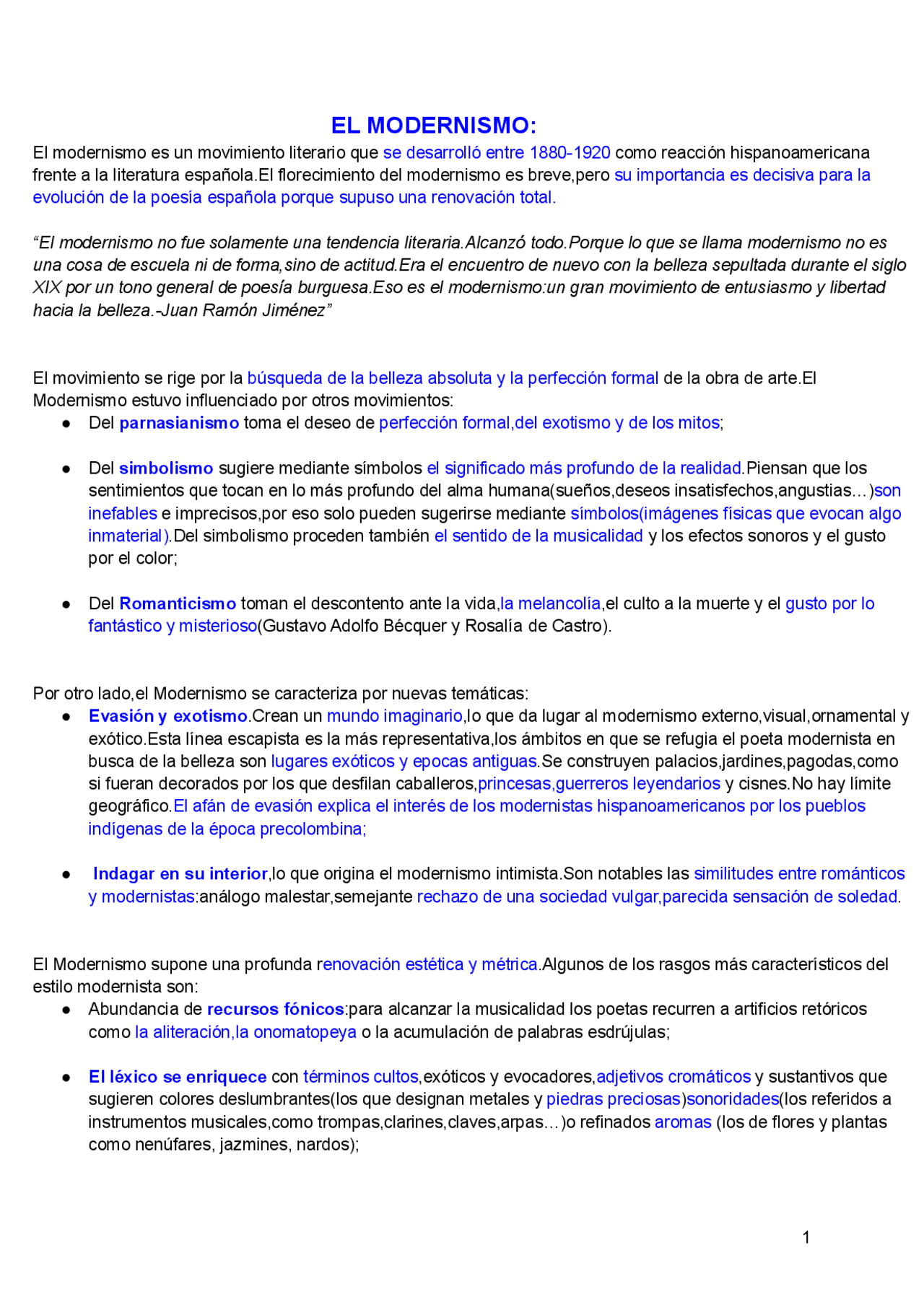 Il Modernismo Spagnolo Docsity