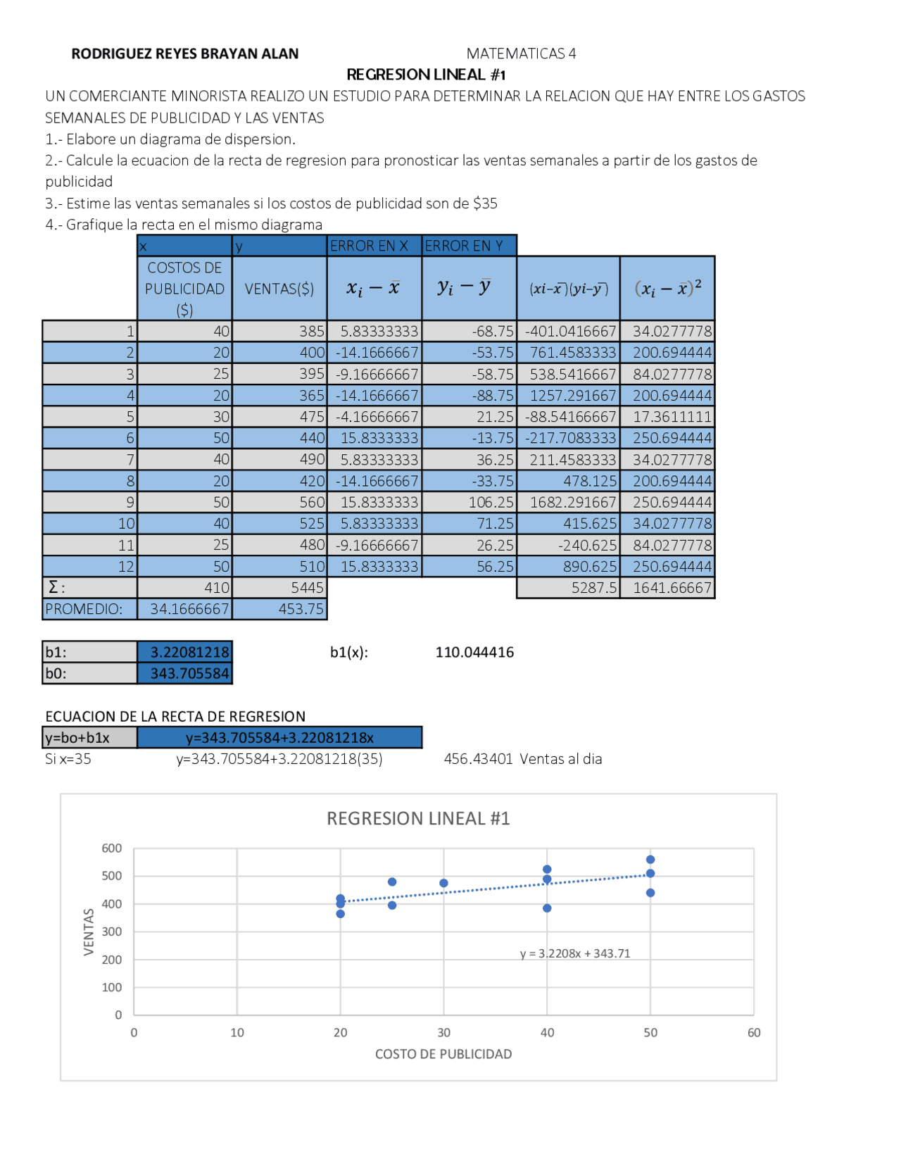 Ejercicios Completos De Matematicas Ejercicios De Matemáticas
