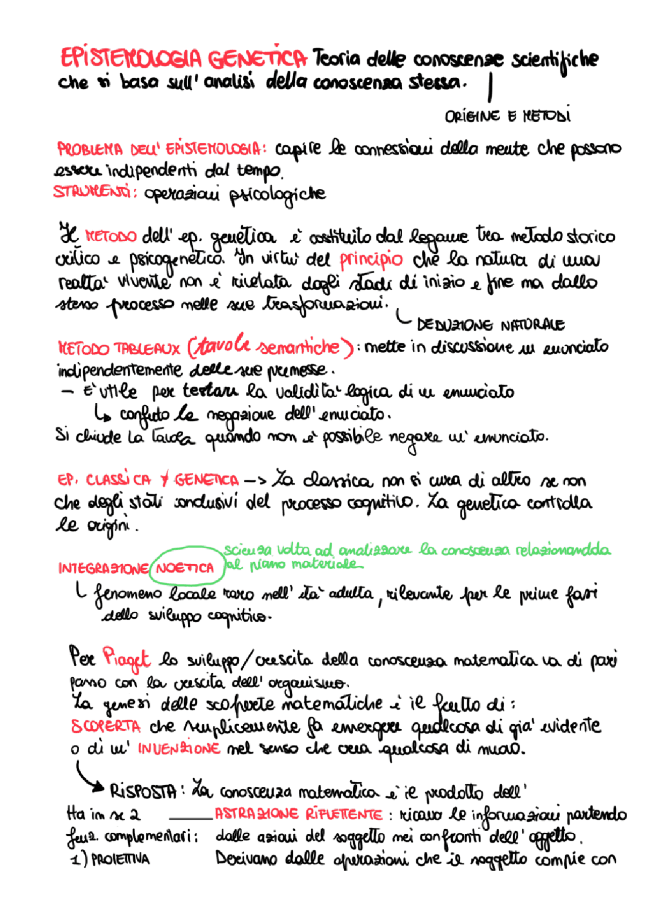 Appunti Filosofia Della Scienza Docsity