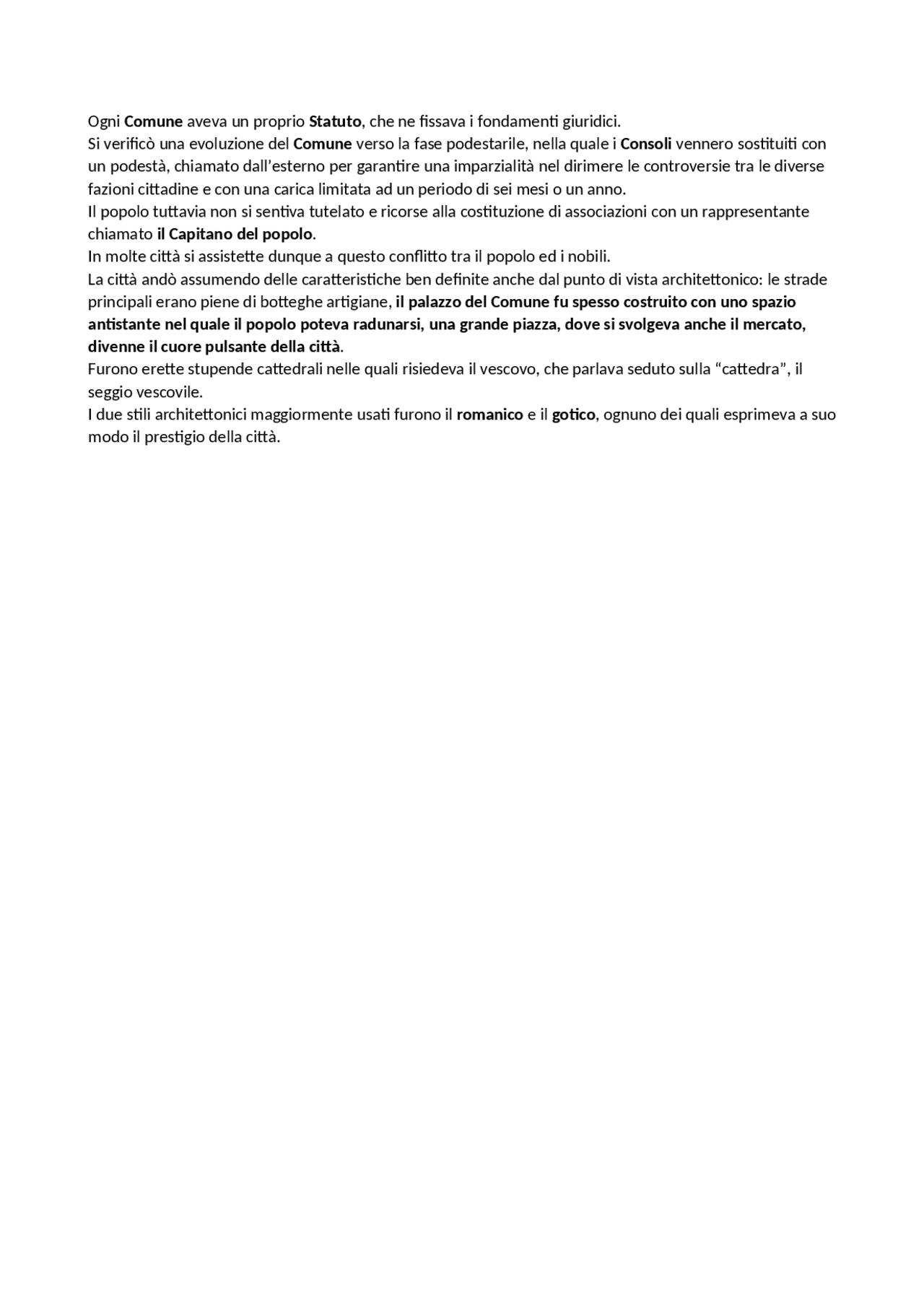 La Nascita Dei Comuni Docsity