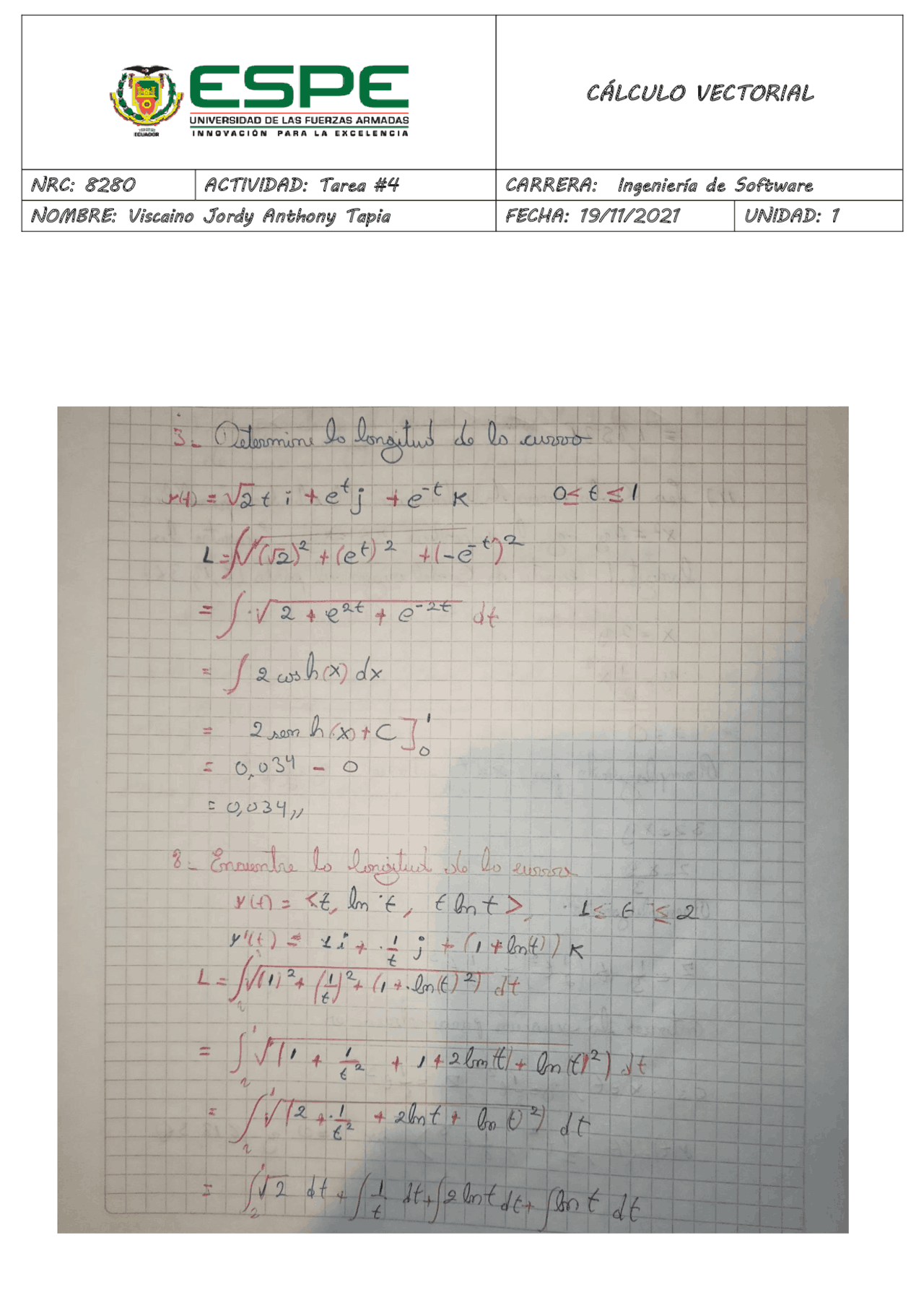 Ejercicios De Calculo Vectorial Del Libro De Zill Docsity