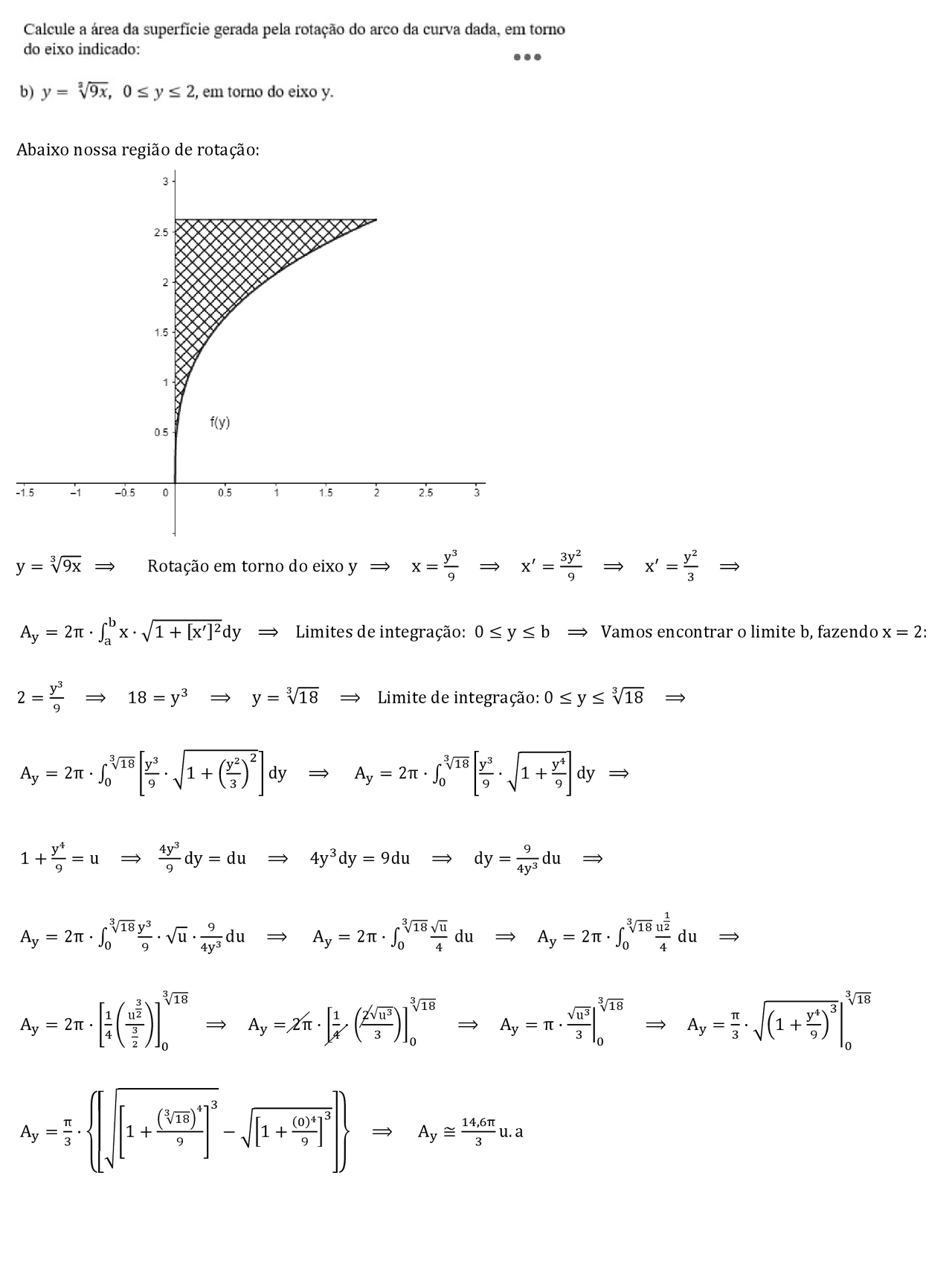 Exercício Resolvido Matemática E Cálculo Docsity